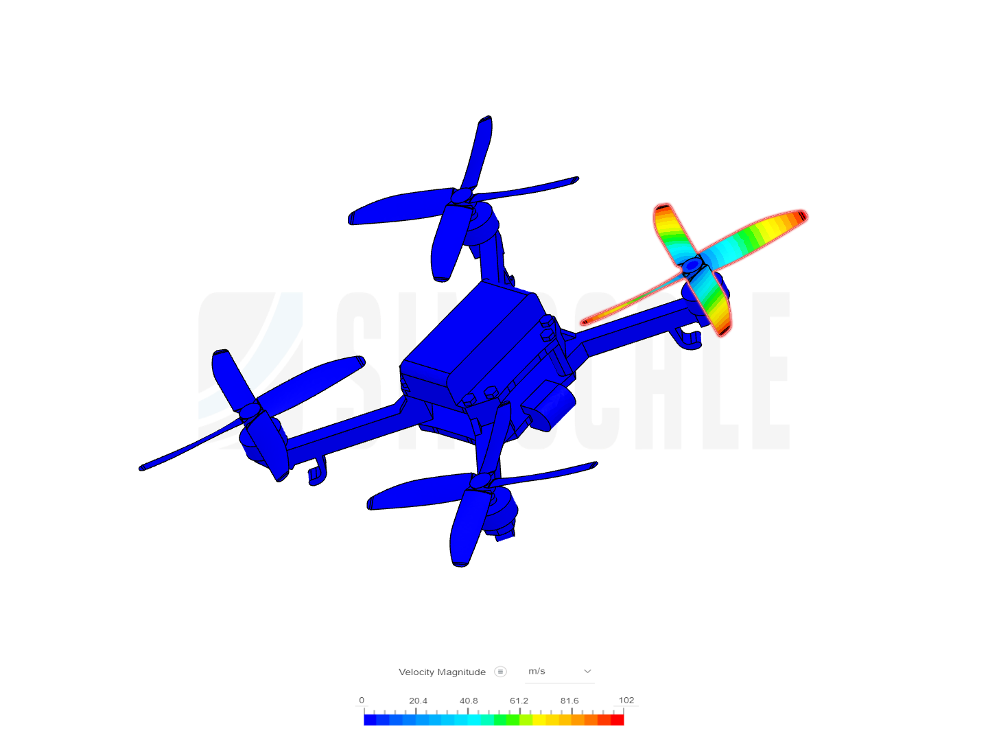 Tutorial: Drone Simulation Using MRF Rotating Zones by elhadjFall098 | SimScale