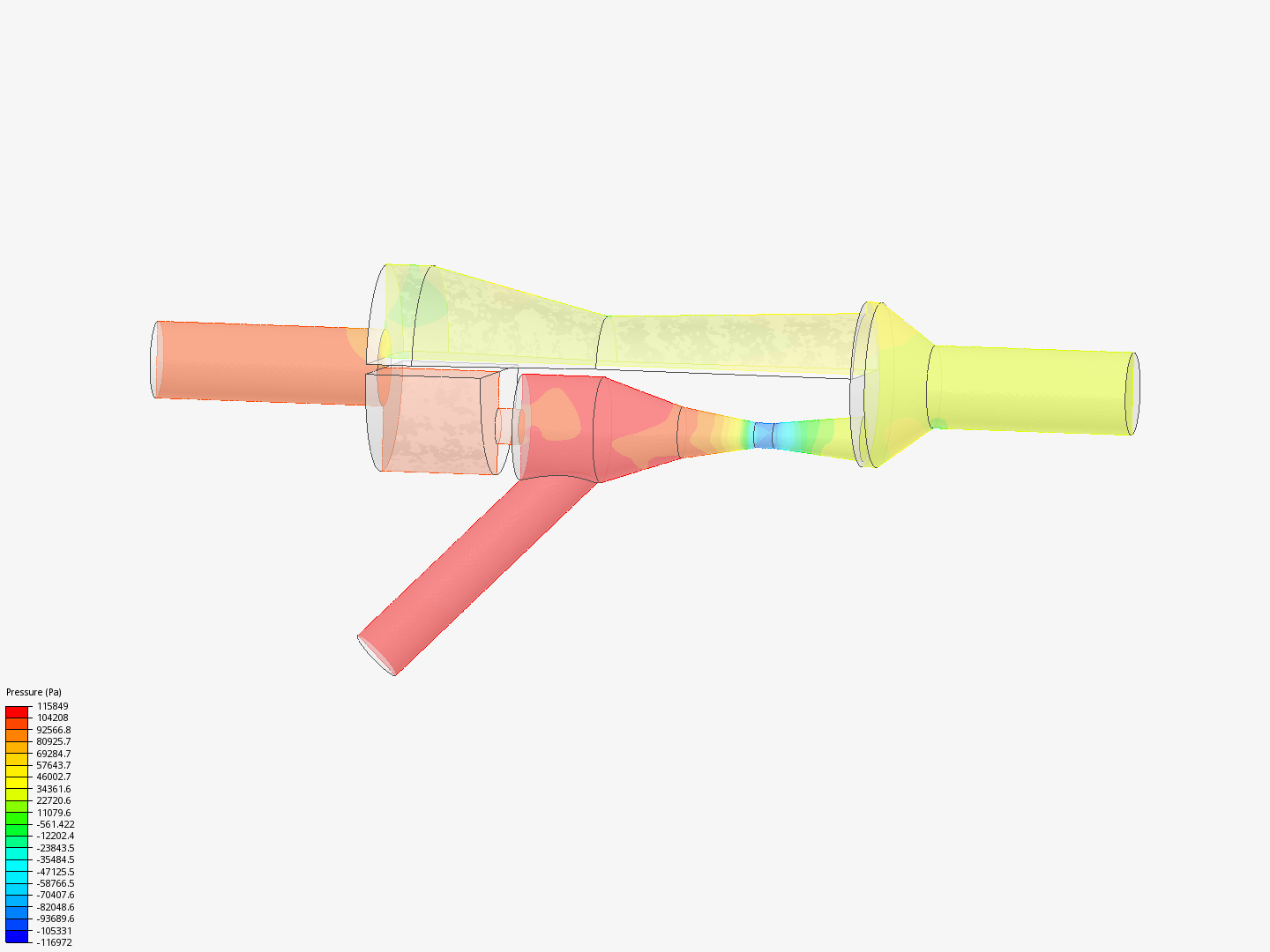 Suction Jet Pump - Volume by elliotrochester | SimScale
