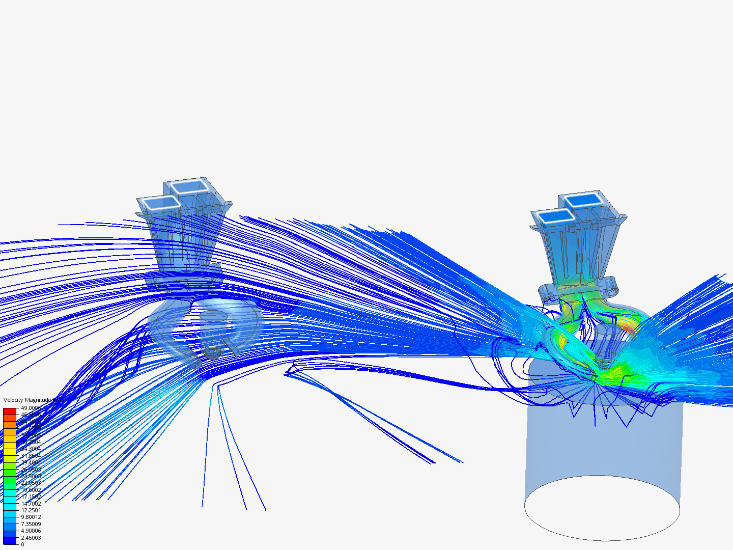 Offset Twin Duct by elliott_new | SimScale