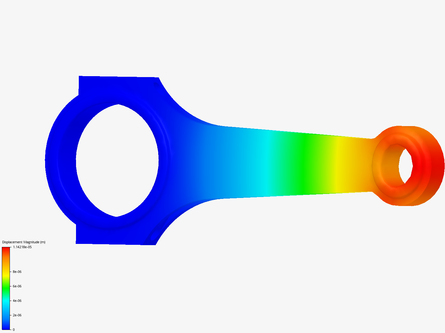 Connecting rod stress analysis by emaneja | SimScale