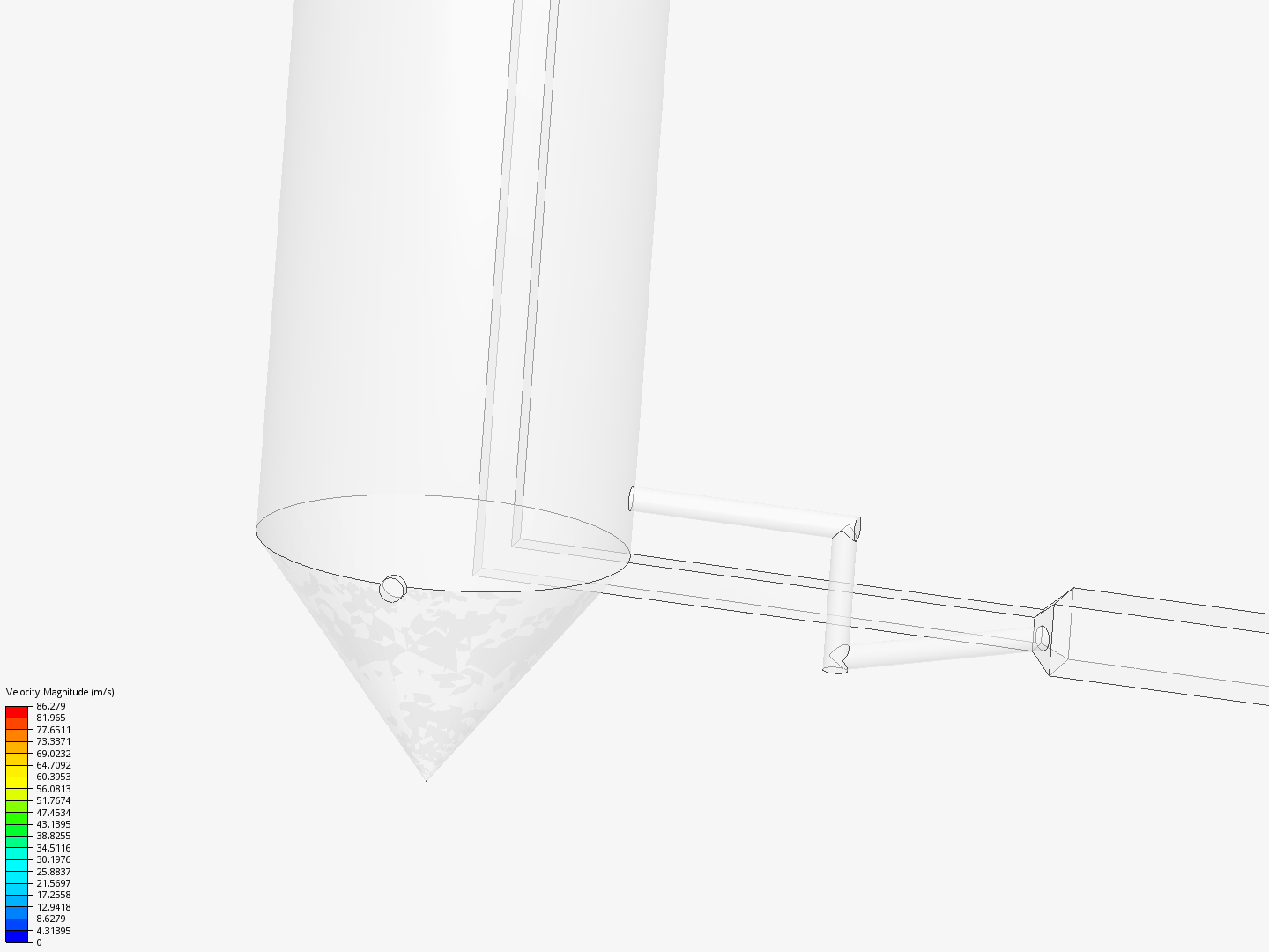 Spray-drying tank flow by engmuchiri | SimScale
