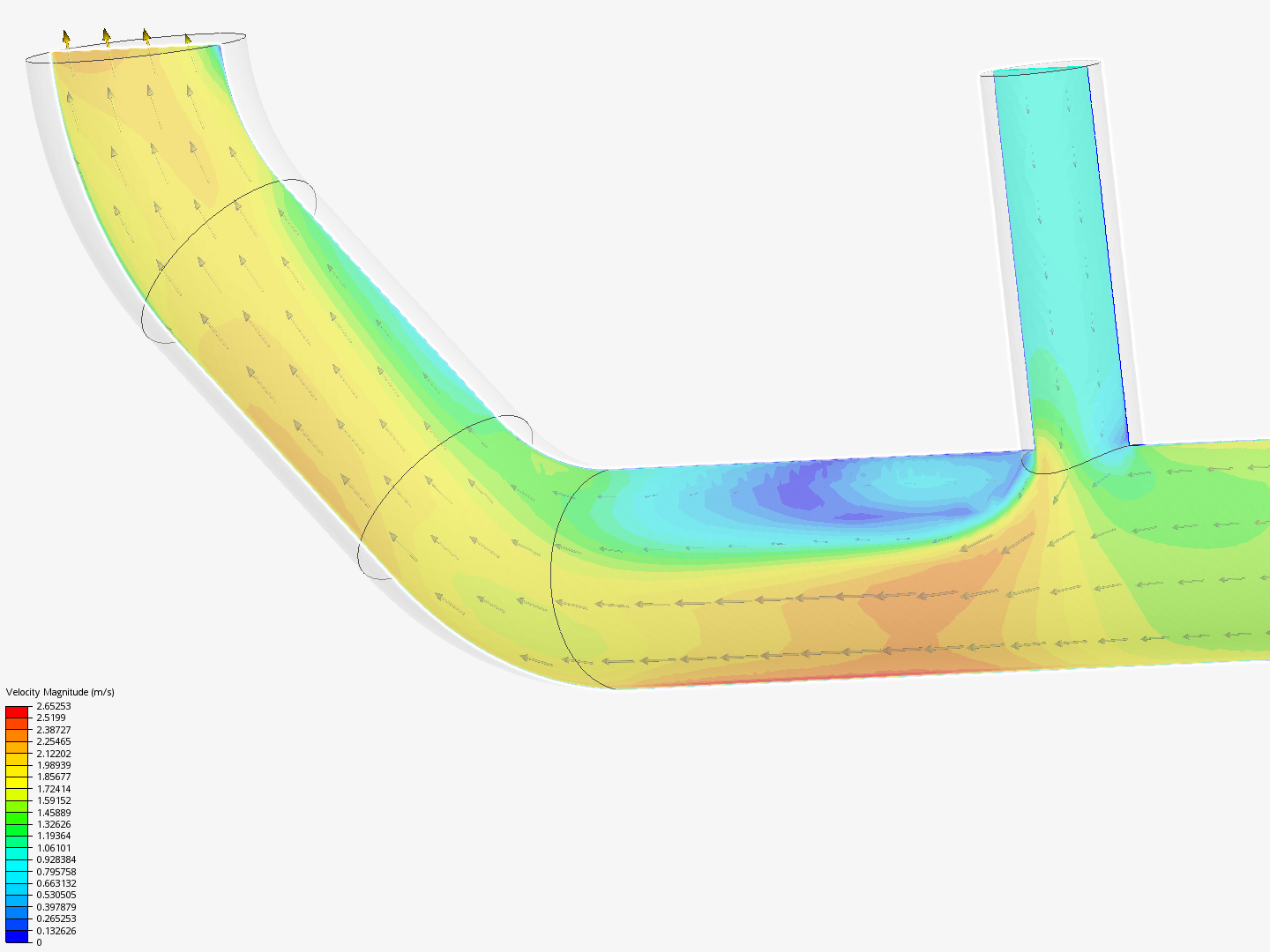 Tutorial 2: Pipe junction flow - Copy by ericpark0905 | SimScale