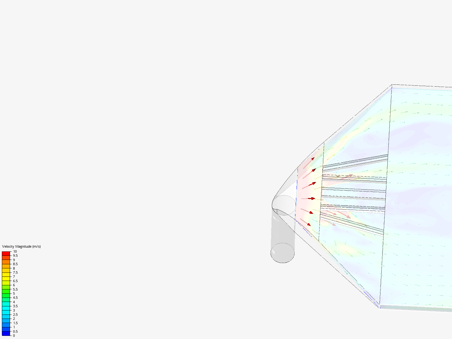 Thin film with fins by erm06 | SimScale