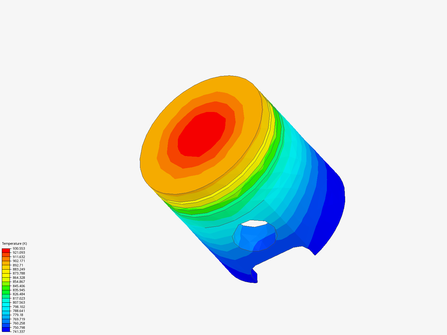 analisis termico de un piston by erosales0124 | SimScale