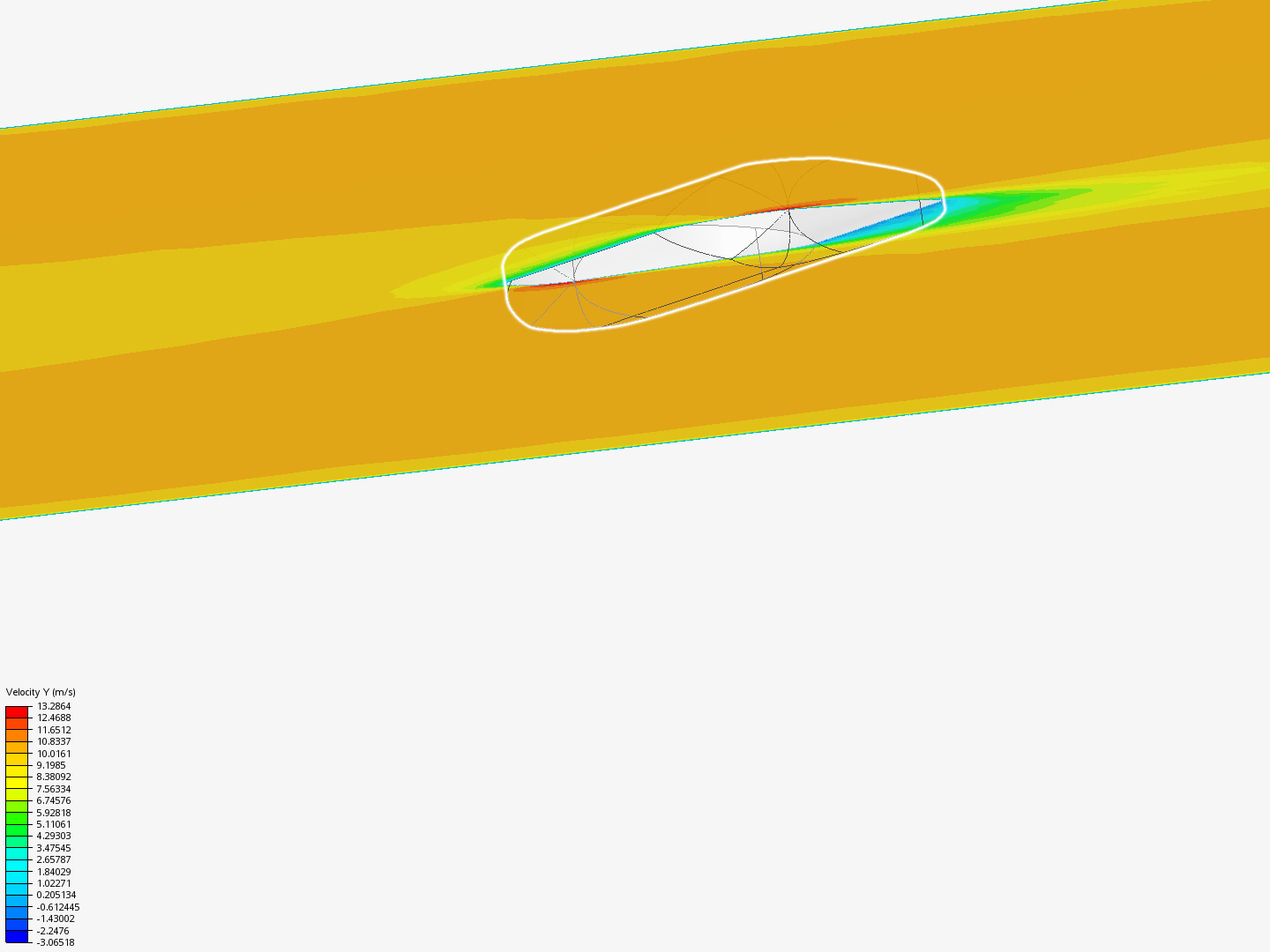 Bike light Redesign 1 (flow) by eserci | SimScale