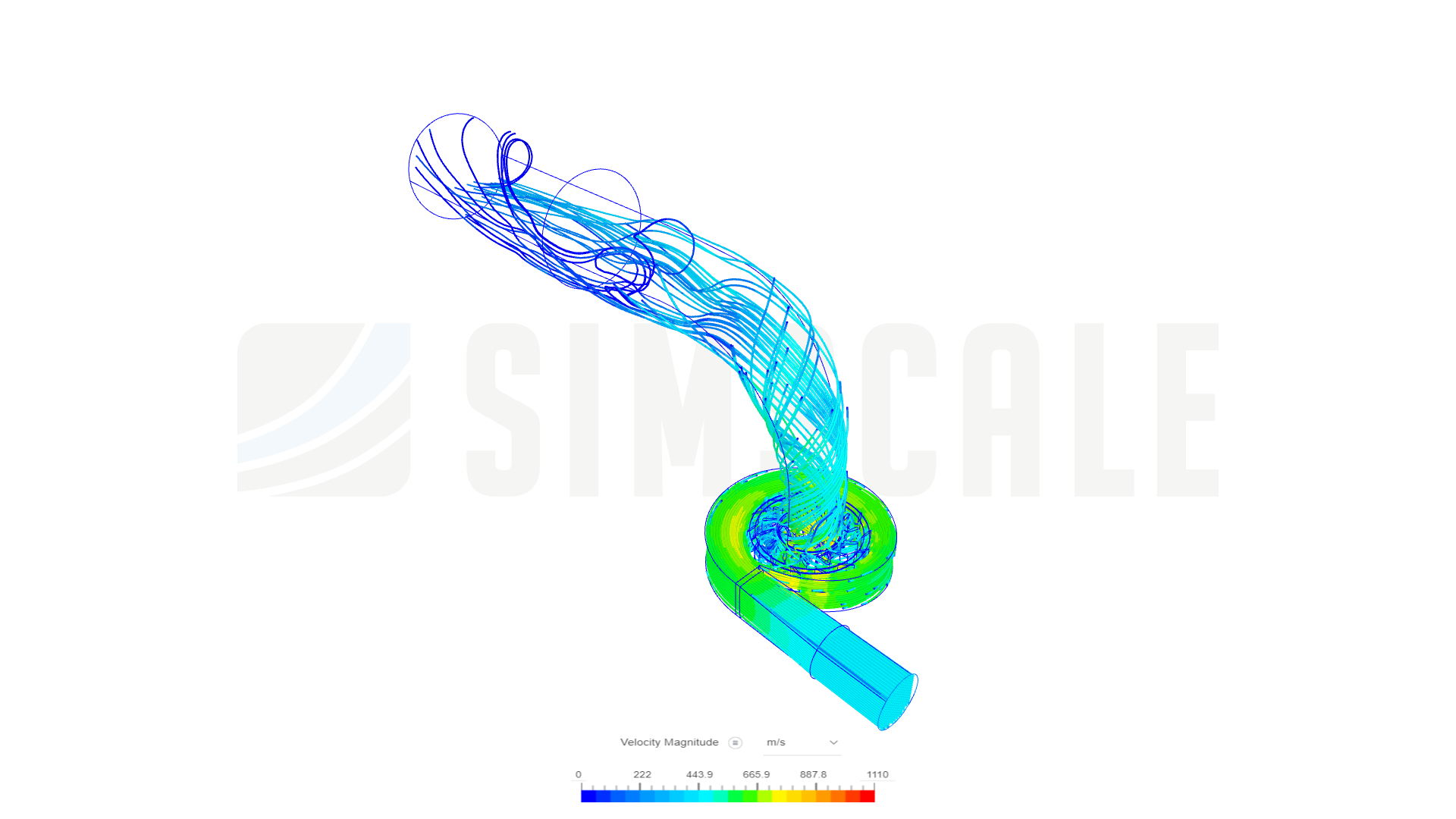 Fluid Flow Simulation Through a Francis turbine by esooy | SimScale