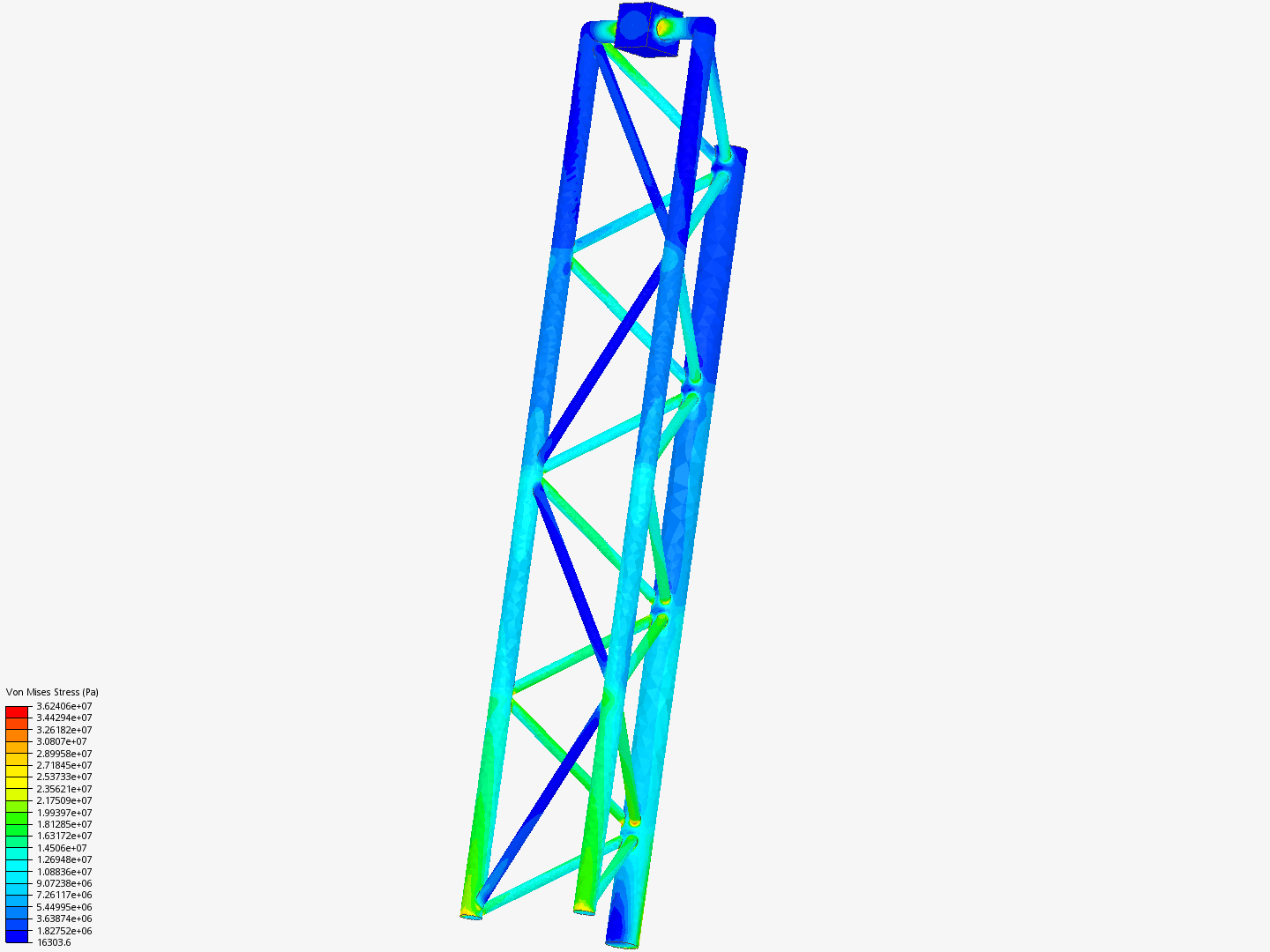 Tutorial - Linear static analysis of a crane by ethan_kuo | SimScale