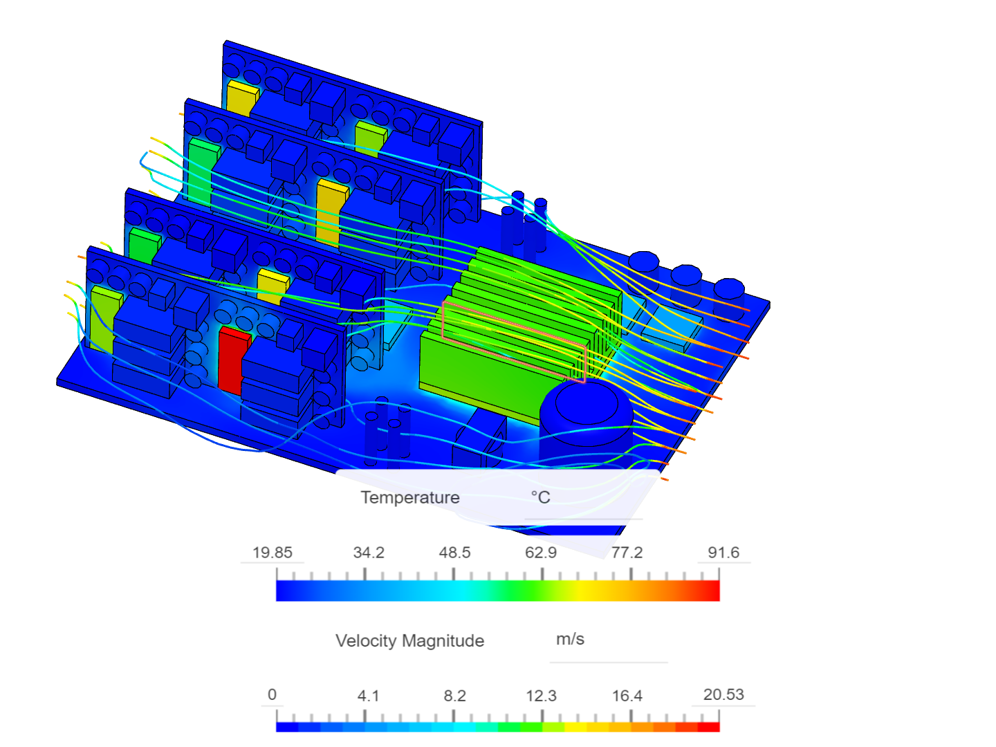 Advanced Tutorial: Thermal Management of an Electronics Box using CHT by f_ferrari | SimScale