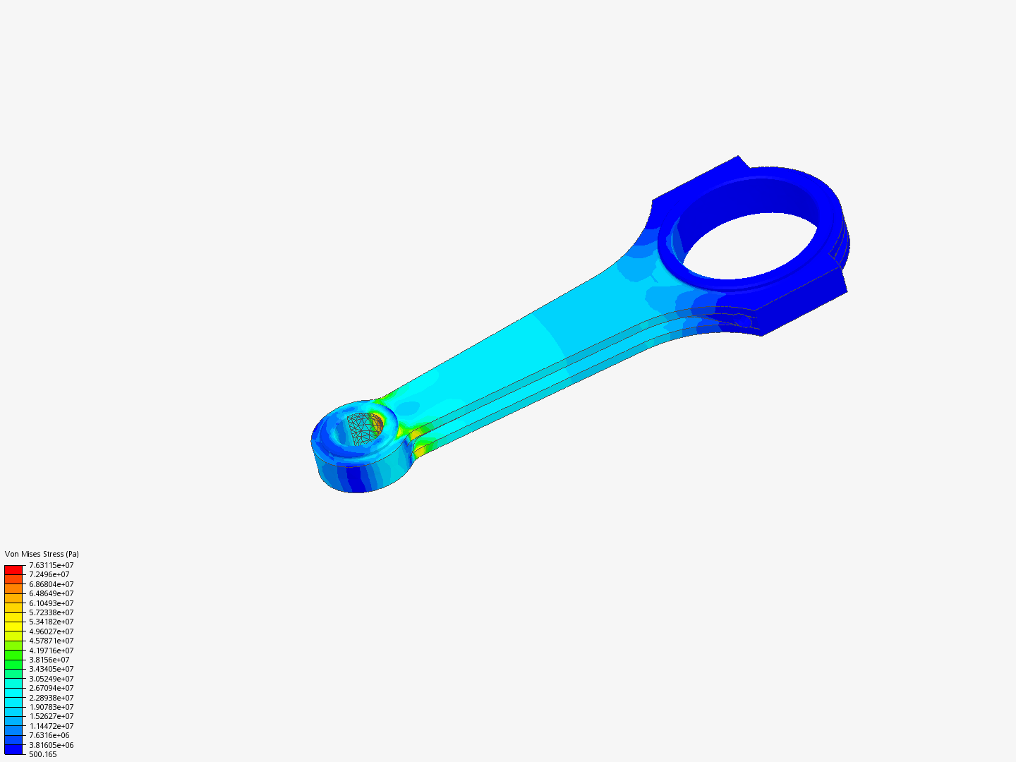 Tutorial 1 Connecting Rod Stress Analysis By Falex Simscale