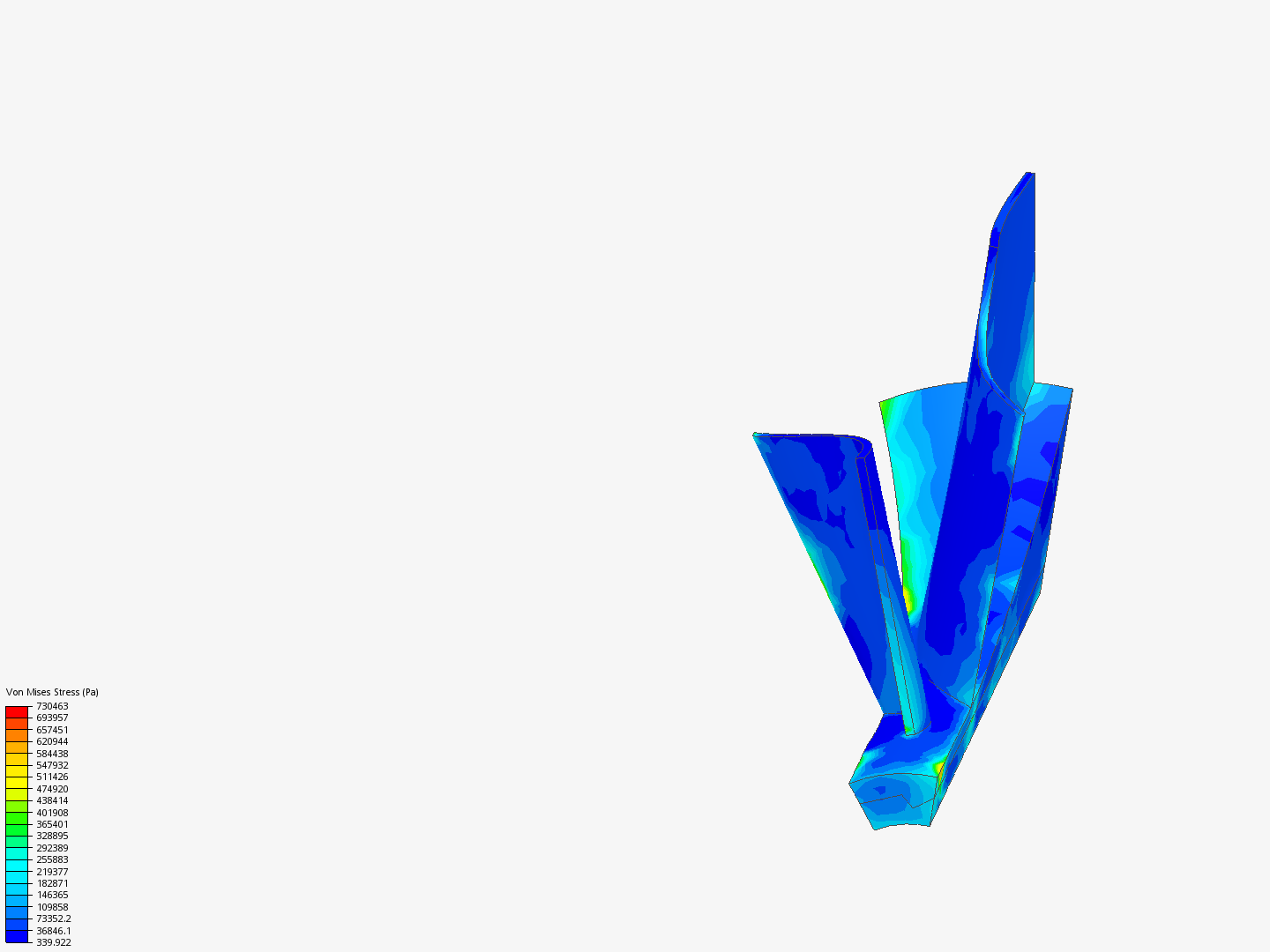 Cyclic symmetry rotor under centrifufgal force - Copy by farcalc05 ...