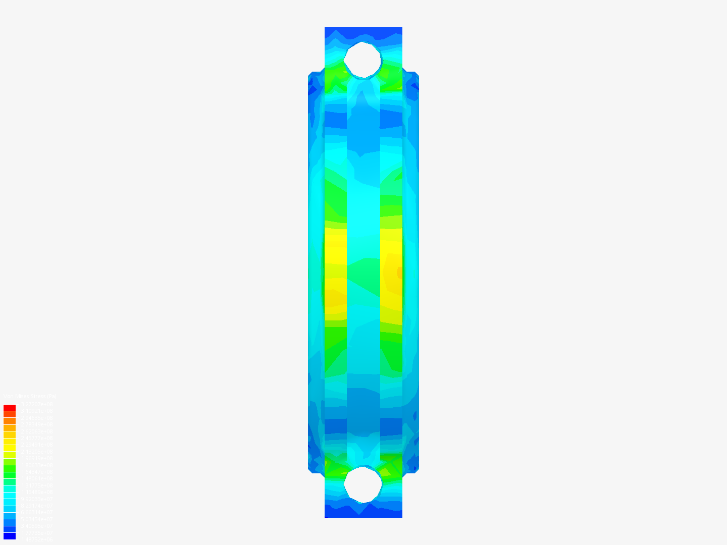 Rod Stress Analysis by fattanasio | SimScale
