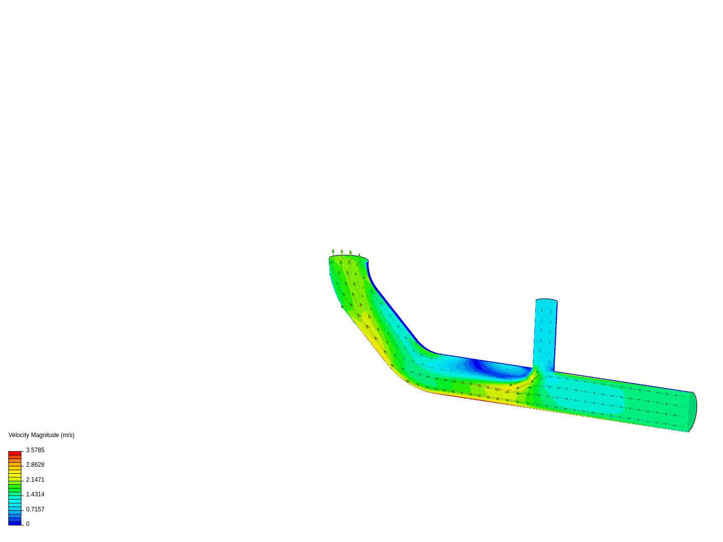 Tutorial 2: Pipe junction flow by fbirolini | SimScale