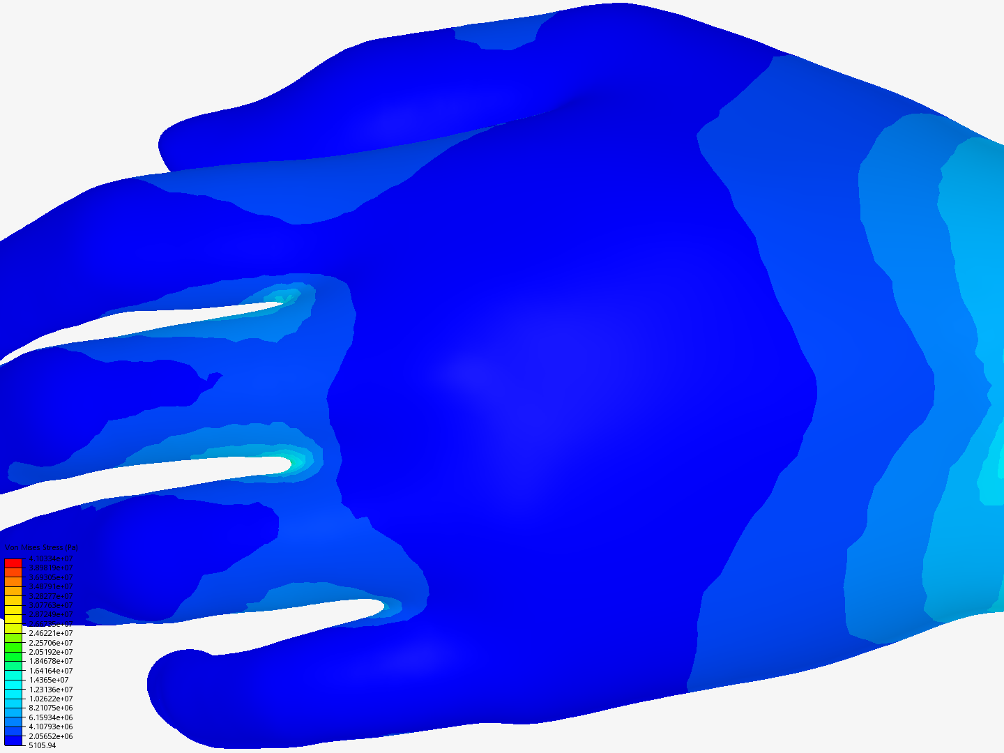 HAND ANALYSIS by firaszulkifli | SimScale...