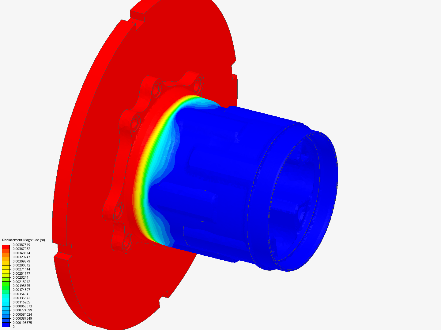 Ti Diff Housing by fortknoxmfg | SimScale
