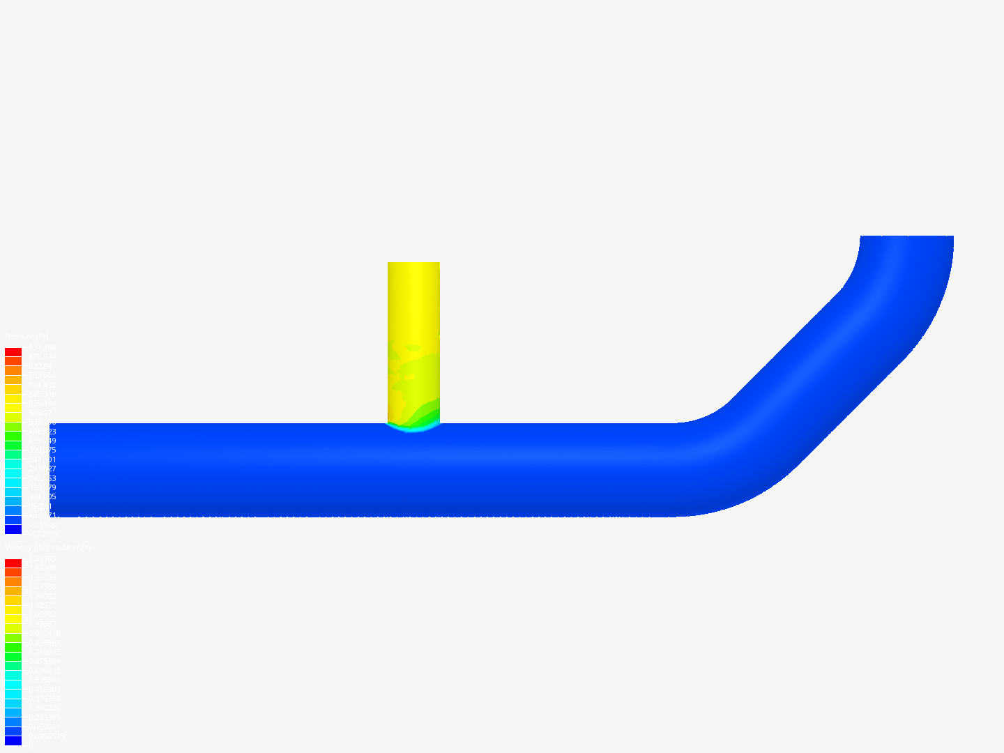 Tutorial 2: Pipe junction flow - Copy by fra_thales | SimScale