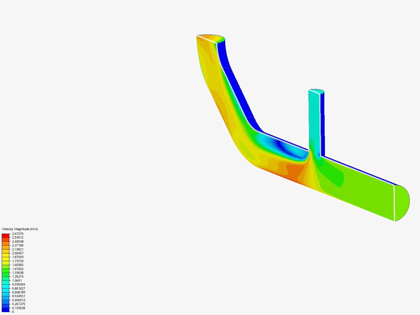 Tutorial: Pipe junction flow by frasselet | SimScale