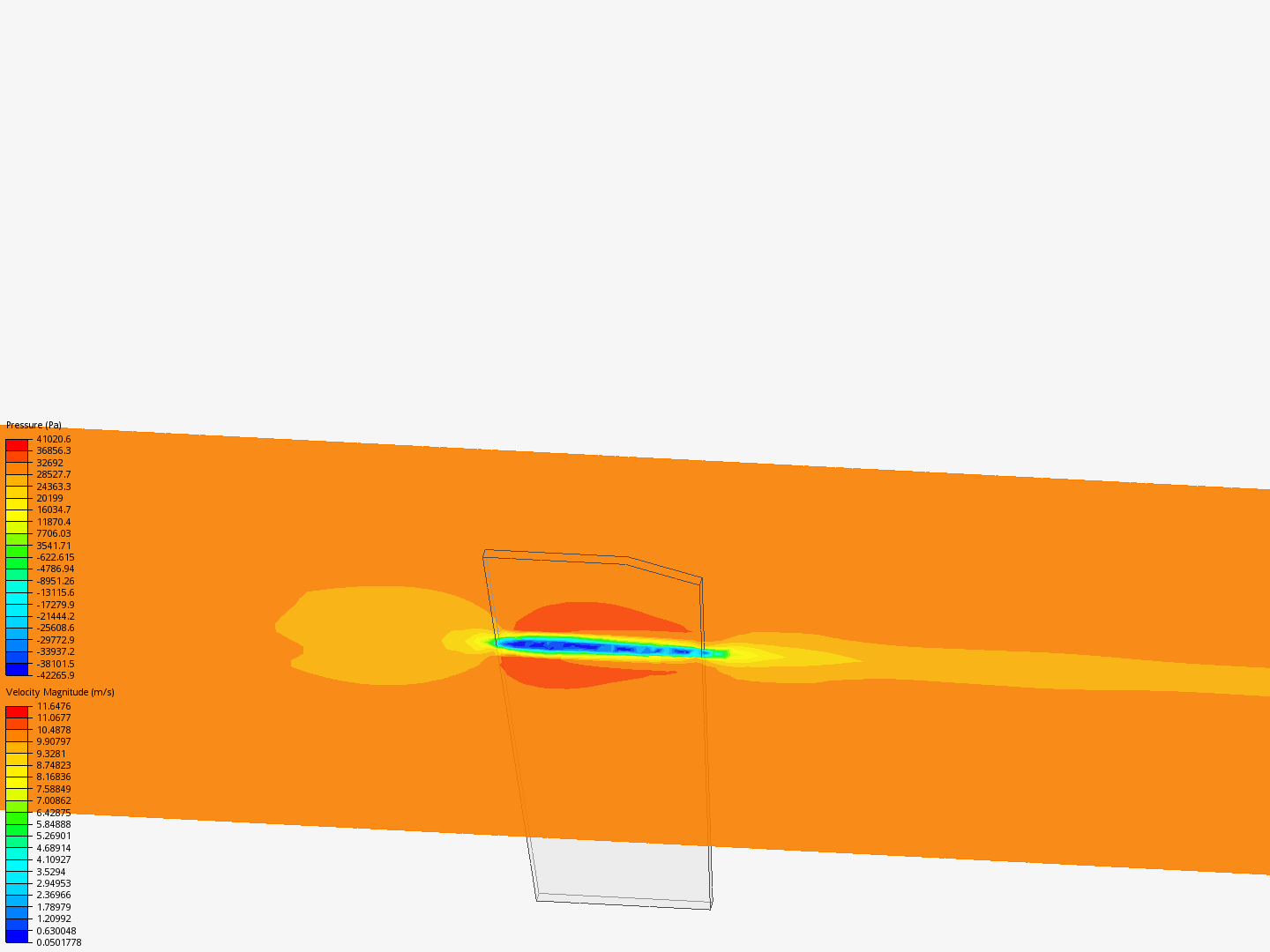 RC Endurance rudder by fredrik_s89 | SimScale
