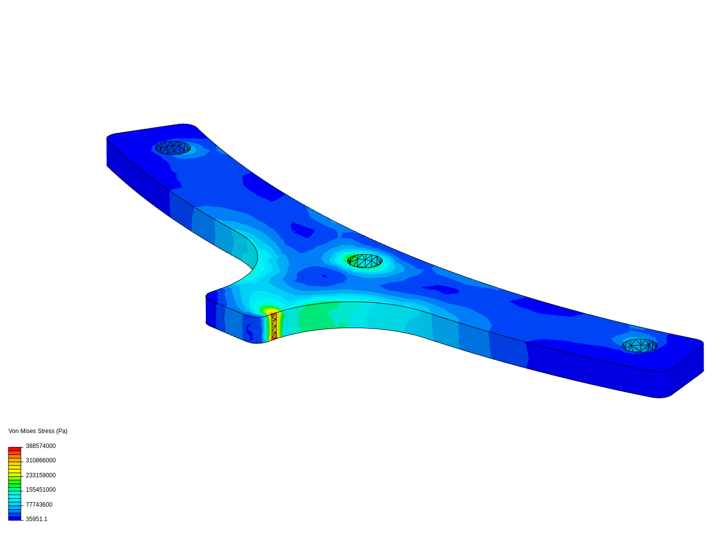 bracket strength by fsaad1984 | SimScale
