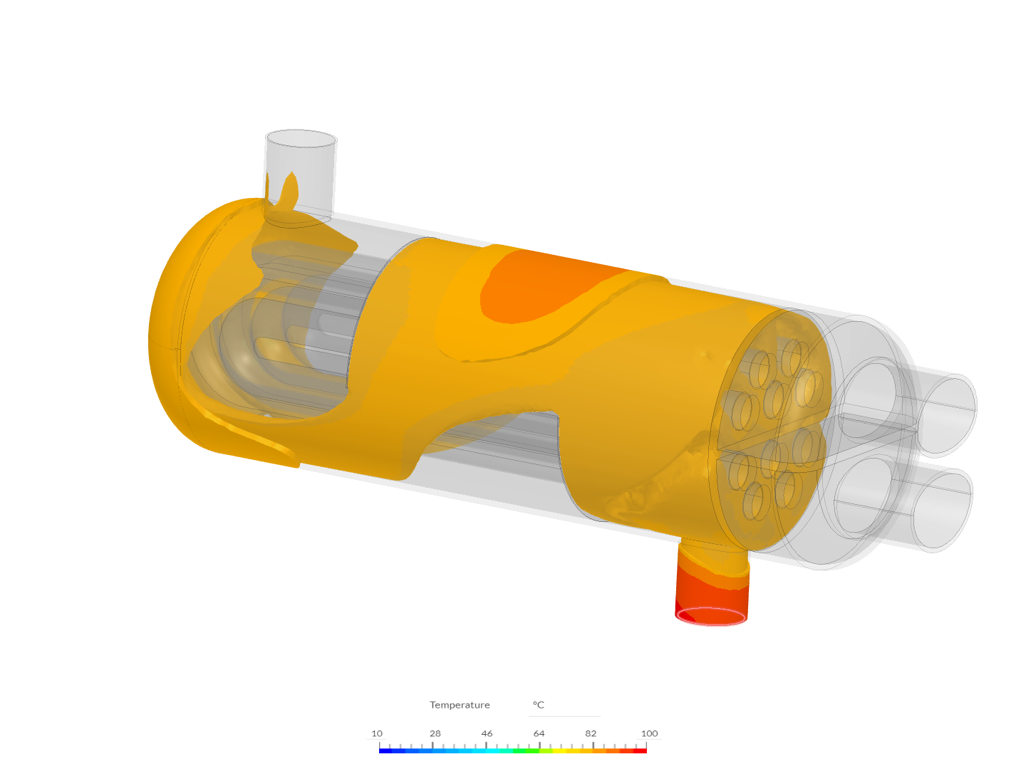 Live Demo: U-Type Heat Exchanger with 2 designs - Darren - Copy by fsamec | SimScale