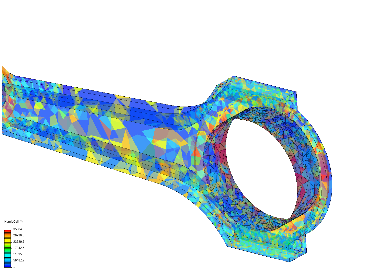 Tutorial 1: Connecting rod stress analysis by fzamoranocast | SimScale