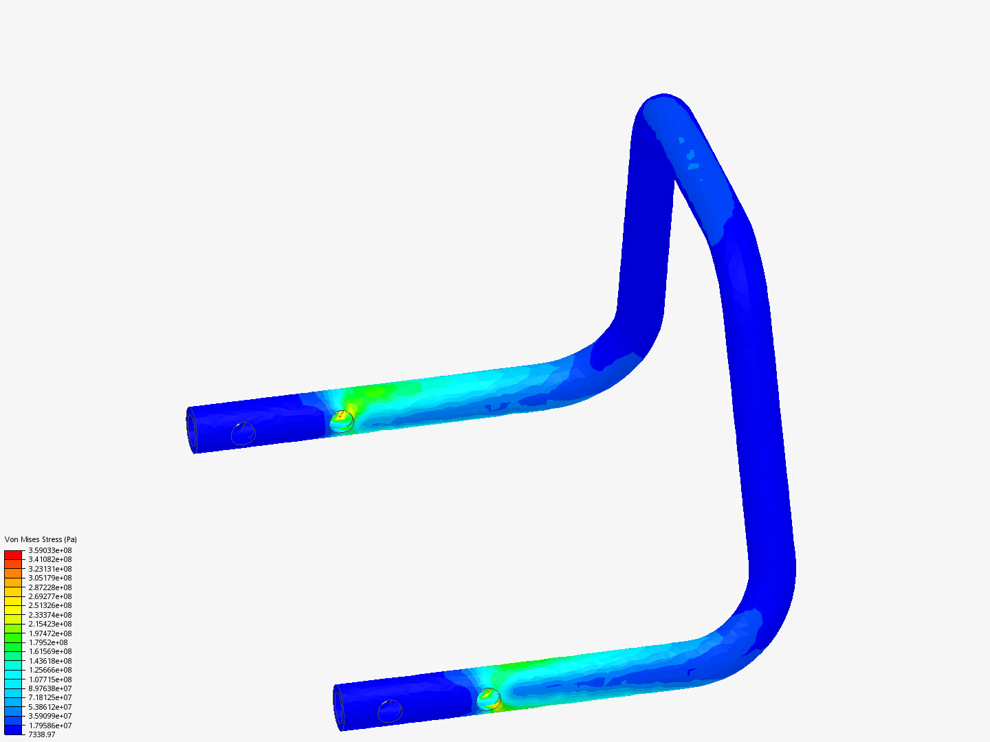 Grab rail by g_pradeep7 | SimScale