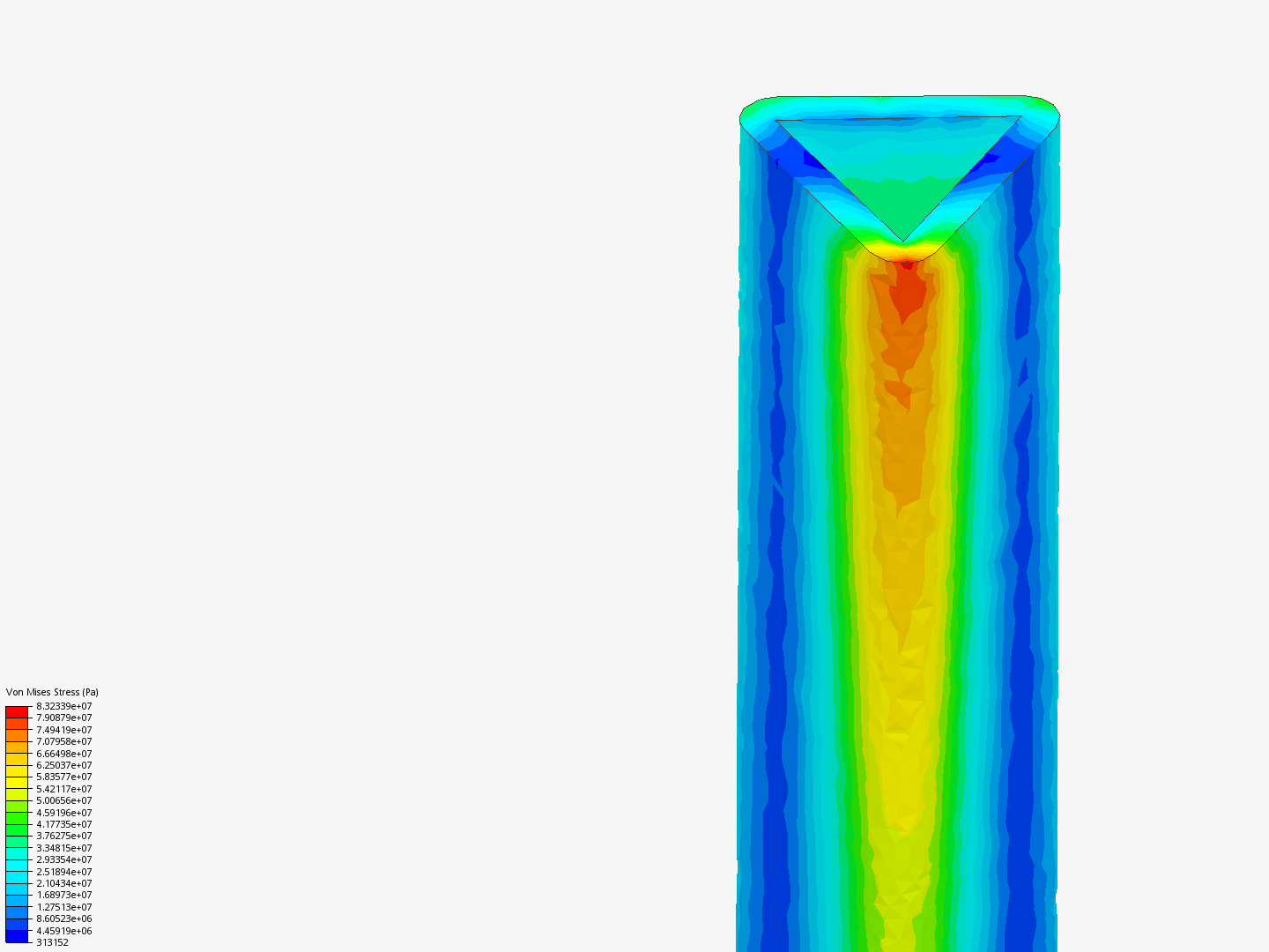 curved triangle by gabrielfrancis | SimScale