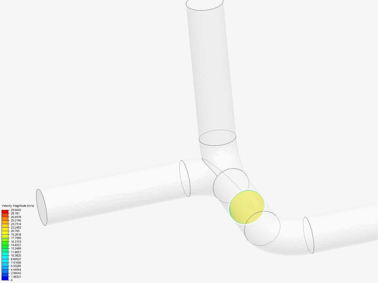 Tuberia en Y Gabriel by gabrielmircer | SimScale