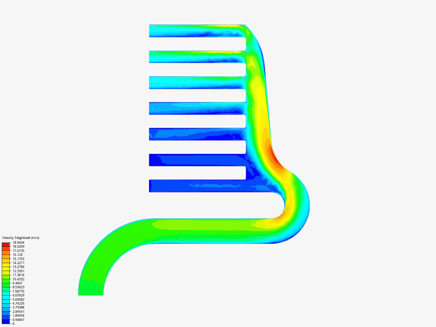 HX flow by gagecoffin | SimScale