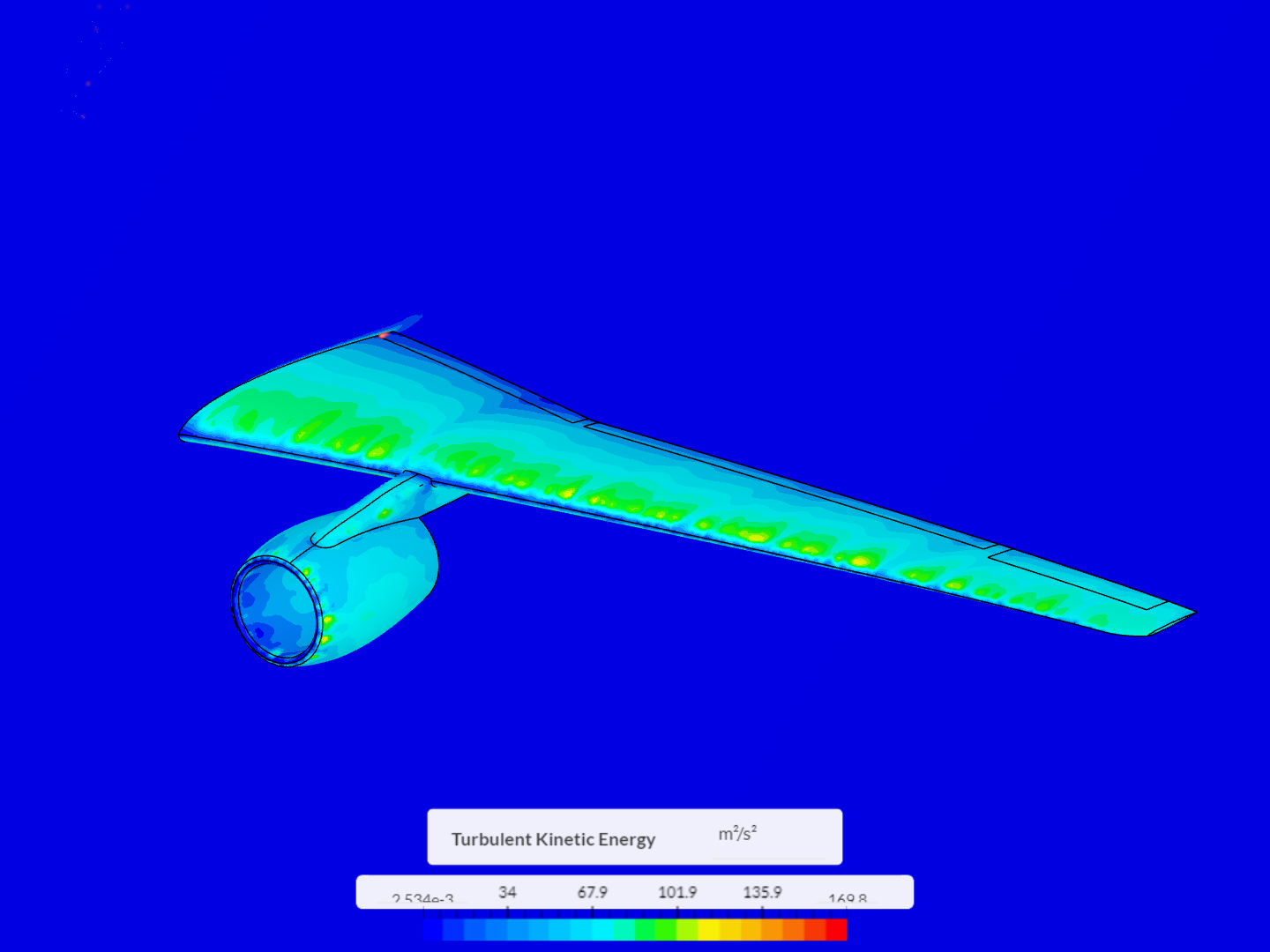 Compressible Flow Around a Wing by galihrestu | SimScale