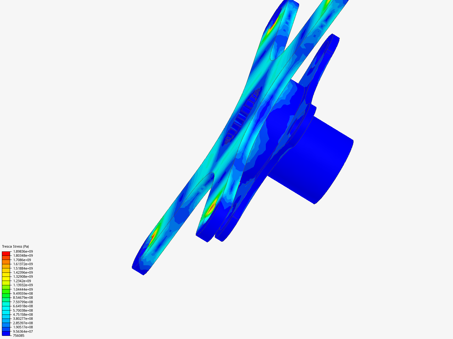 FEA of hub by ganisingh | SimScale