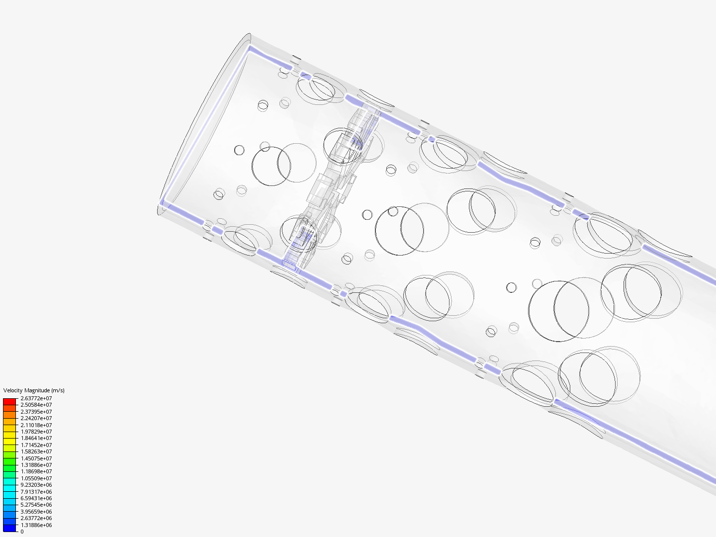 CFD Test of flame tube by gburgos | SimScale...