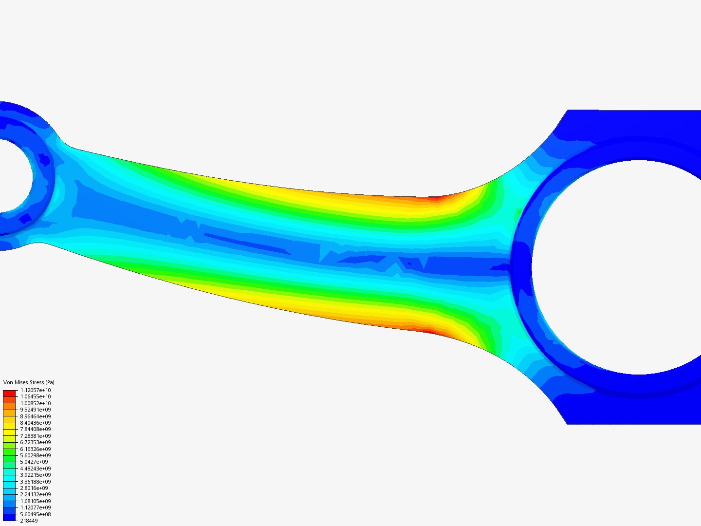 Tutorial 1: Connecting rod stress analysis by gburke | SimScale