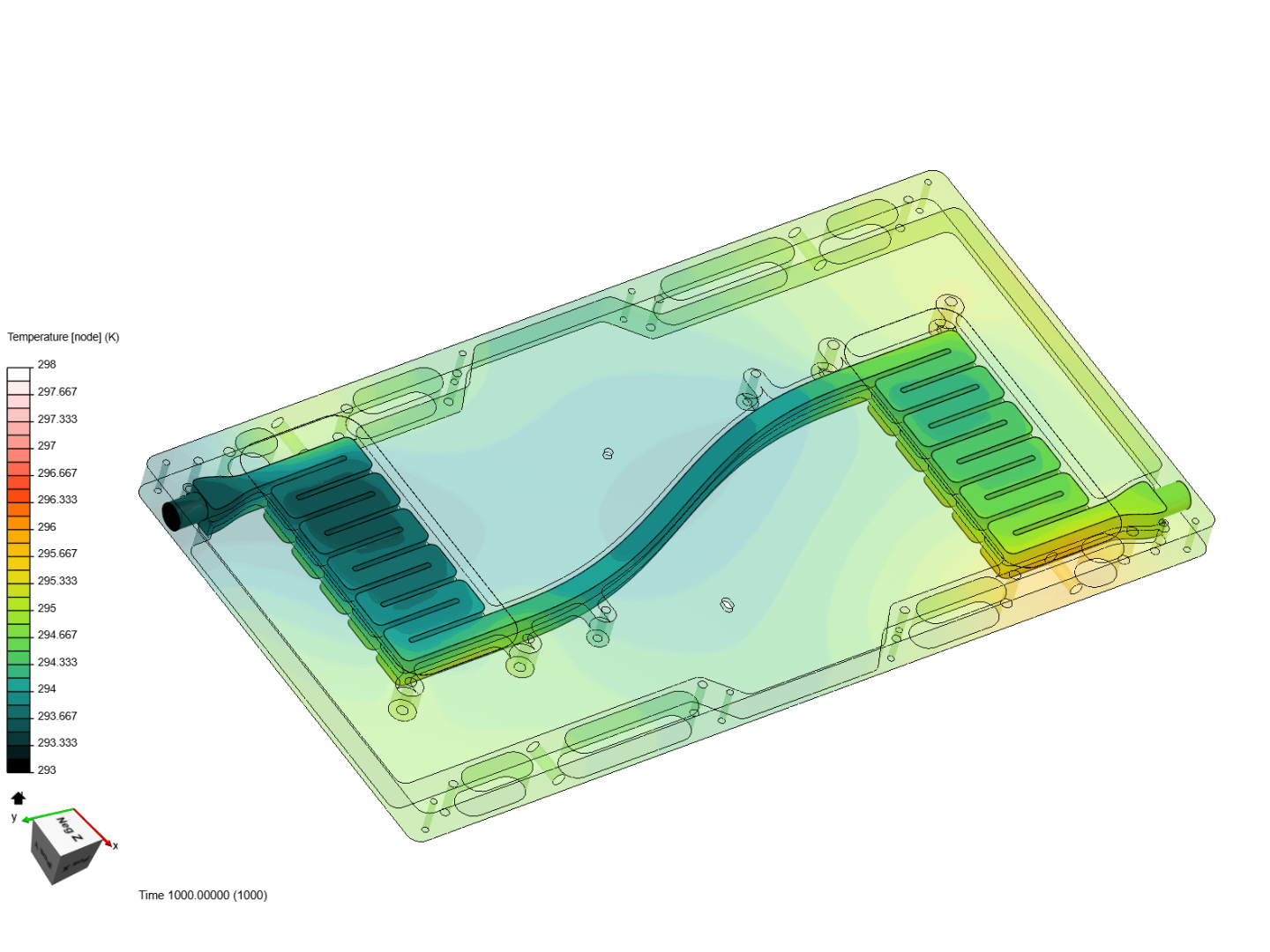 Water Cooled IGBT Transistors - Copy by ggit | SimScale