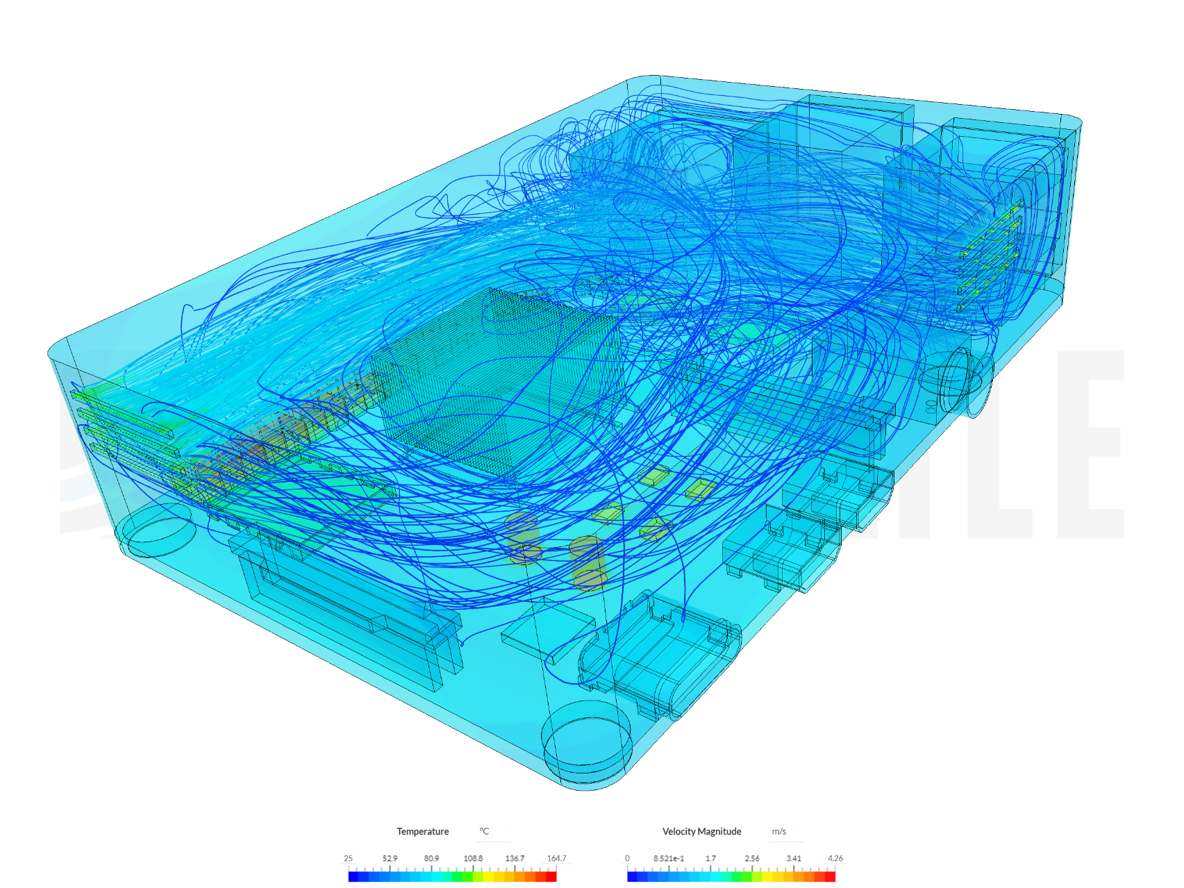 Thermal analysis pf enclosure by girishmujawar5 | SimScale