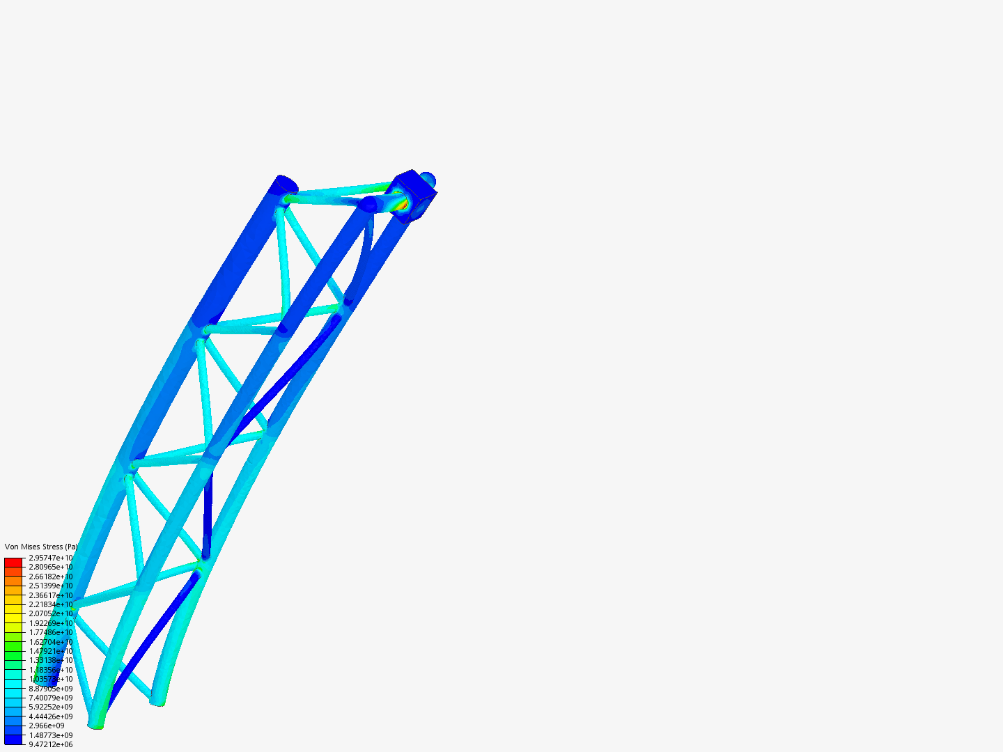 Tutorial - Linear static analysis of a crane by gogiverman | SimScale