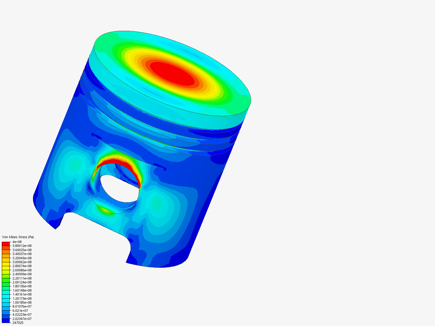 Advanced Tutorial: Thermomechanical Analysis of an Engine Piston by gonzalodeleon | SimScale