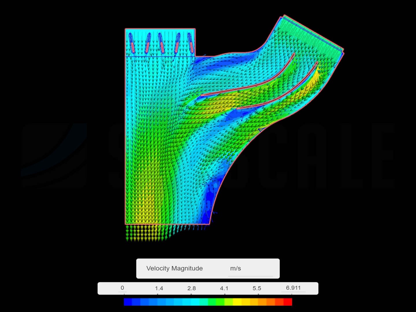 Flow Mixing duct by gresende | SimScale