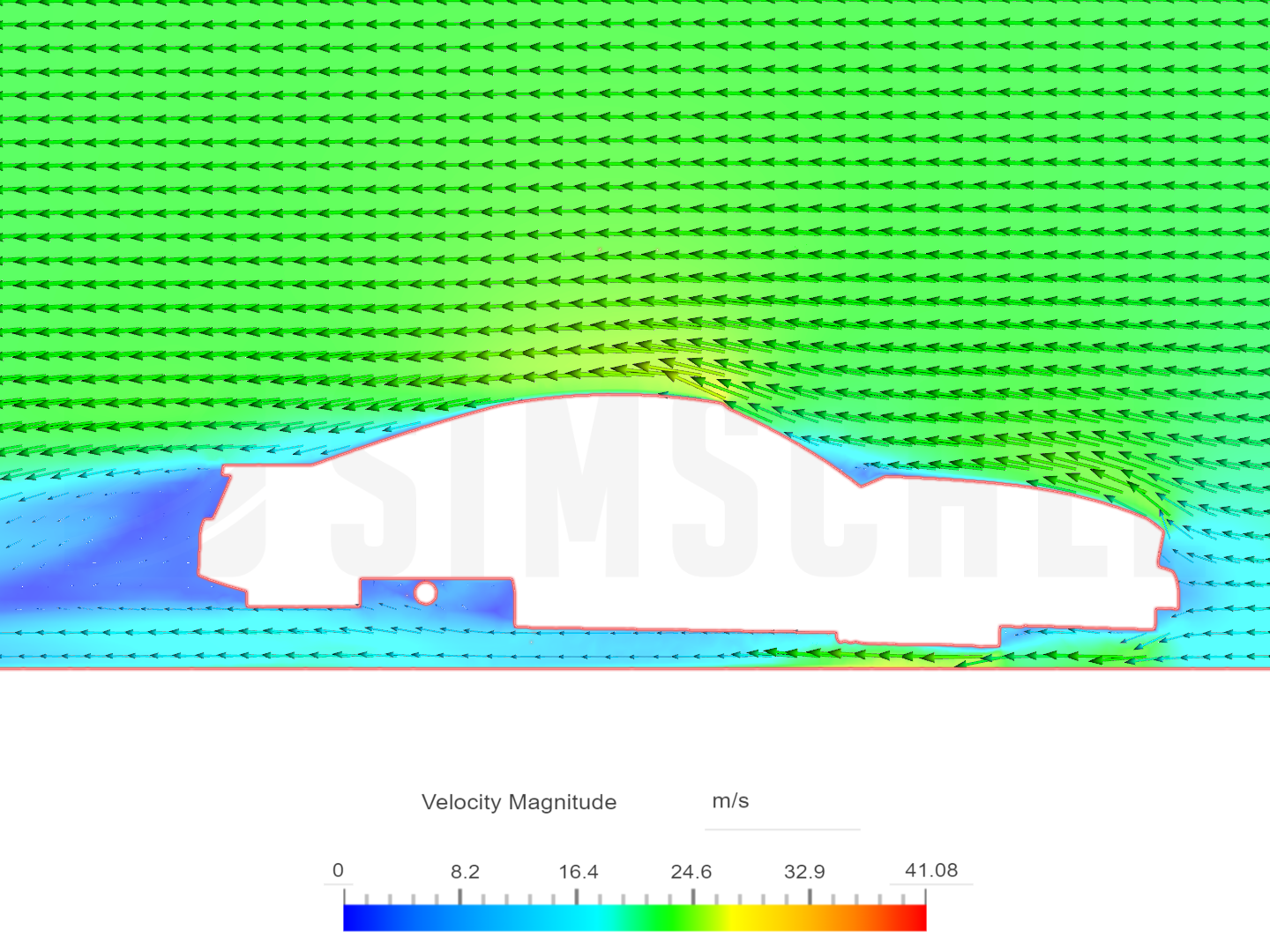 Incompressible CFD simulation over a vehicle by grocco | SimScale