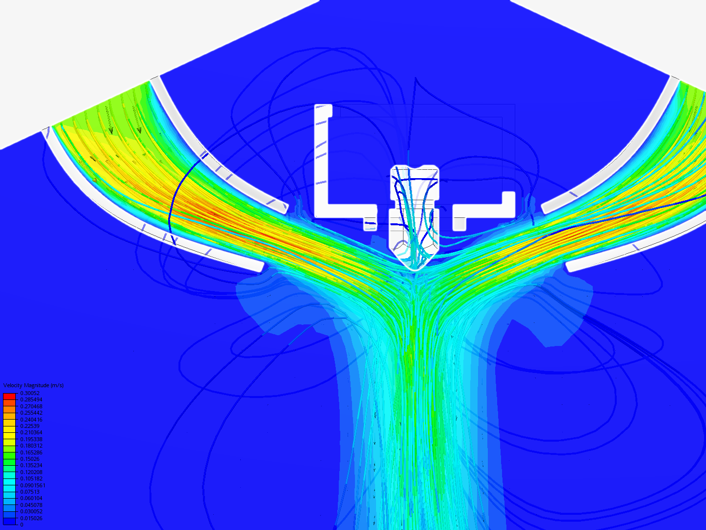 CFD 2 cooling part duct by gth039012 | SimScale