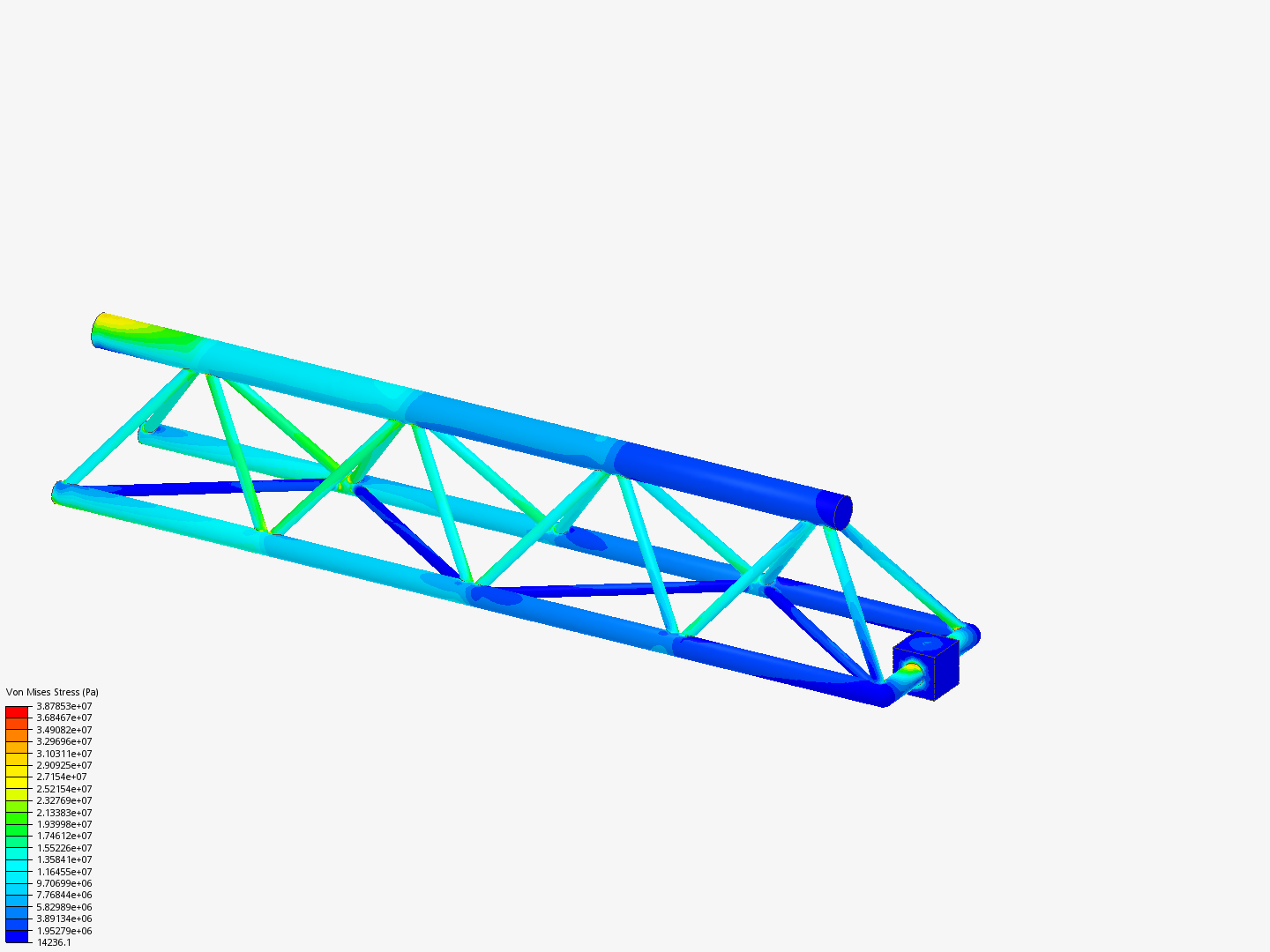 Tutorial - Linear static analysis of a crane by gustavohenrod | SimScale