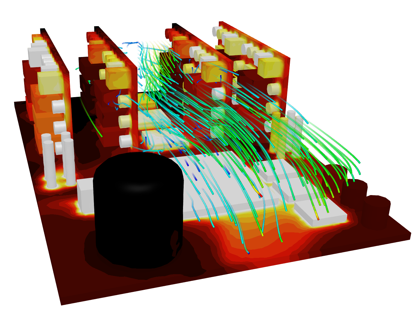 Electronics Cooling Cht Copy By Hamna 08 Simscale