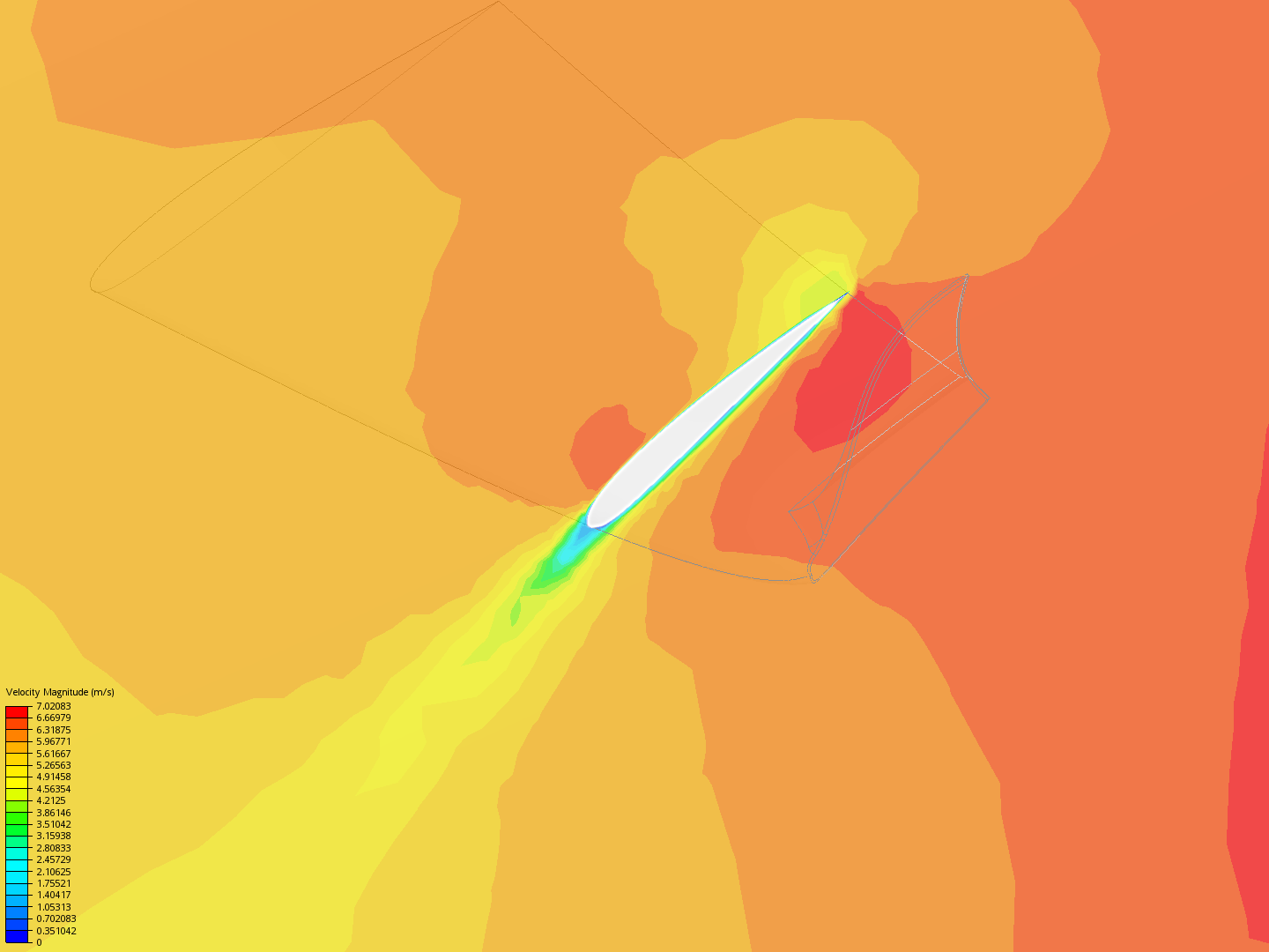 Airplane Wing simulation by hasanvohra06 | SimScale