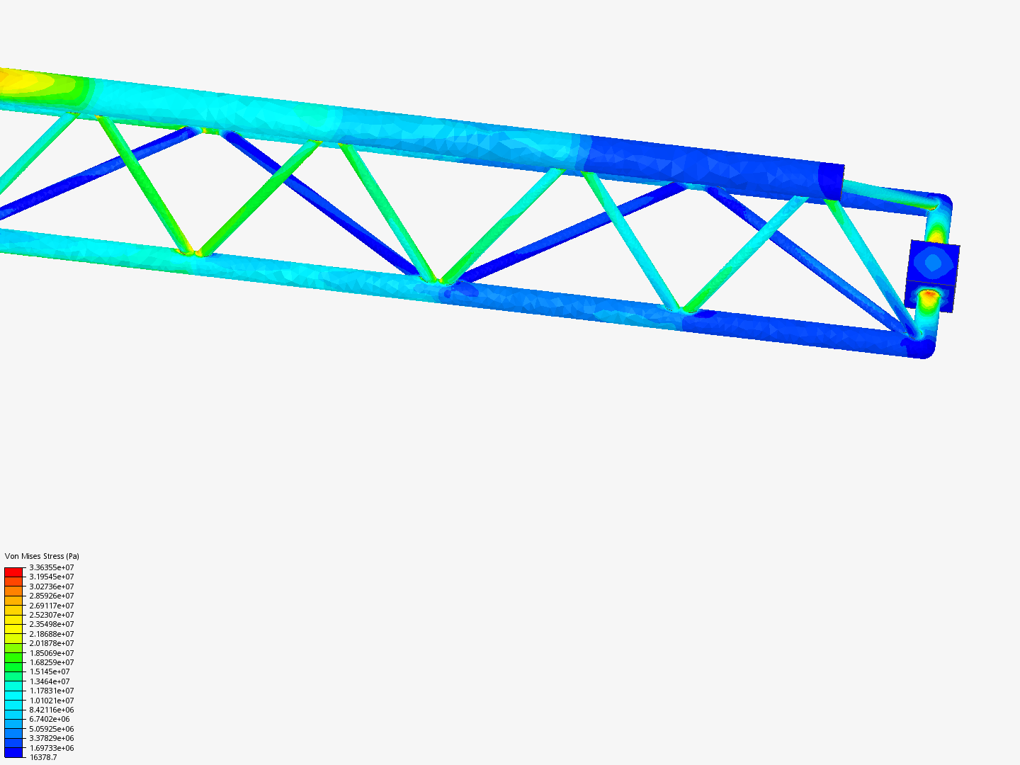 Tutorial - Linear static analysis of a crane by hashi | SimScale