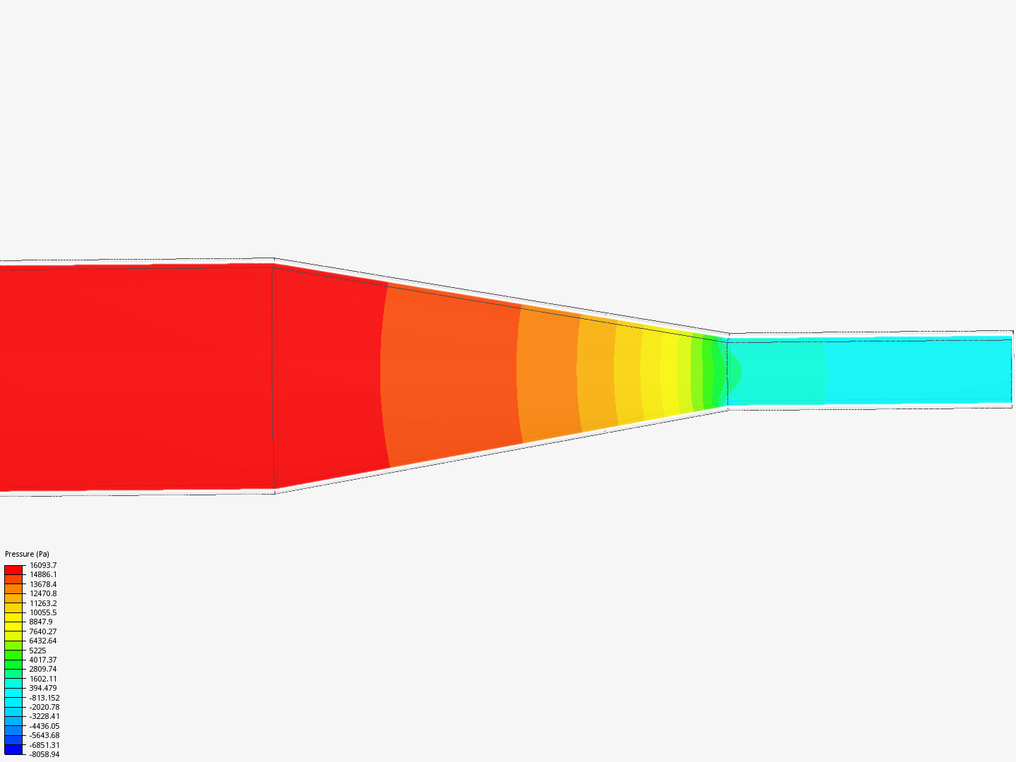Convergent nozzle for Water Jet Propulsion. Second Prototype - Copy by hawodo9597 | SimScale