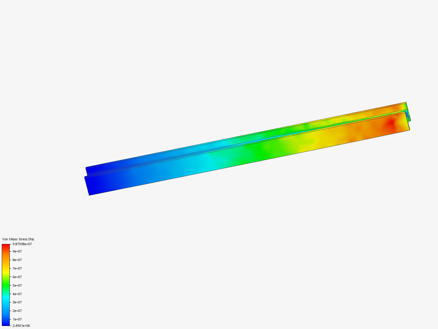 Plate 1 Static Analysis Of I Beam Copy By Heribertecedo Simscale