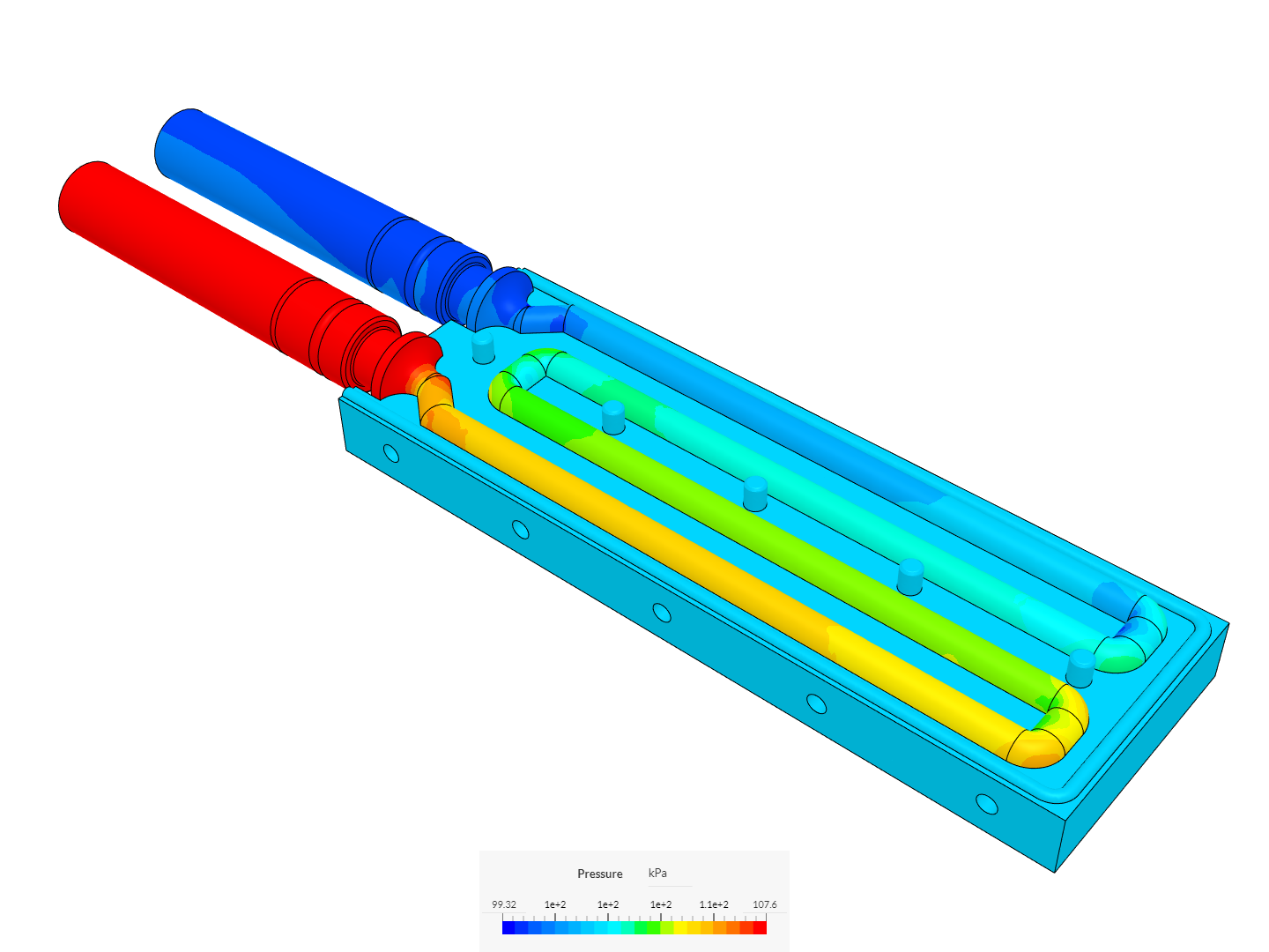 Water Cooling Test by himanshukla | SimScale