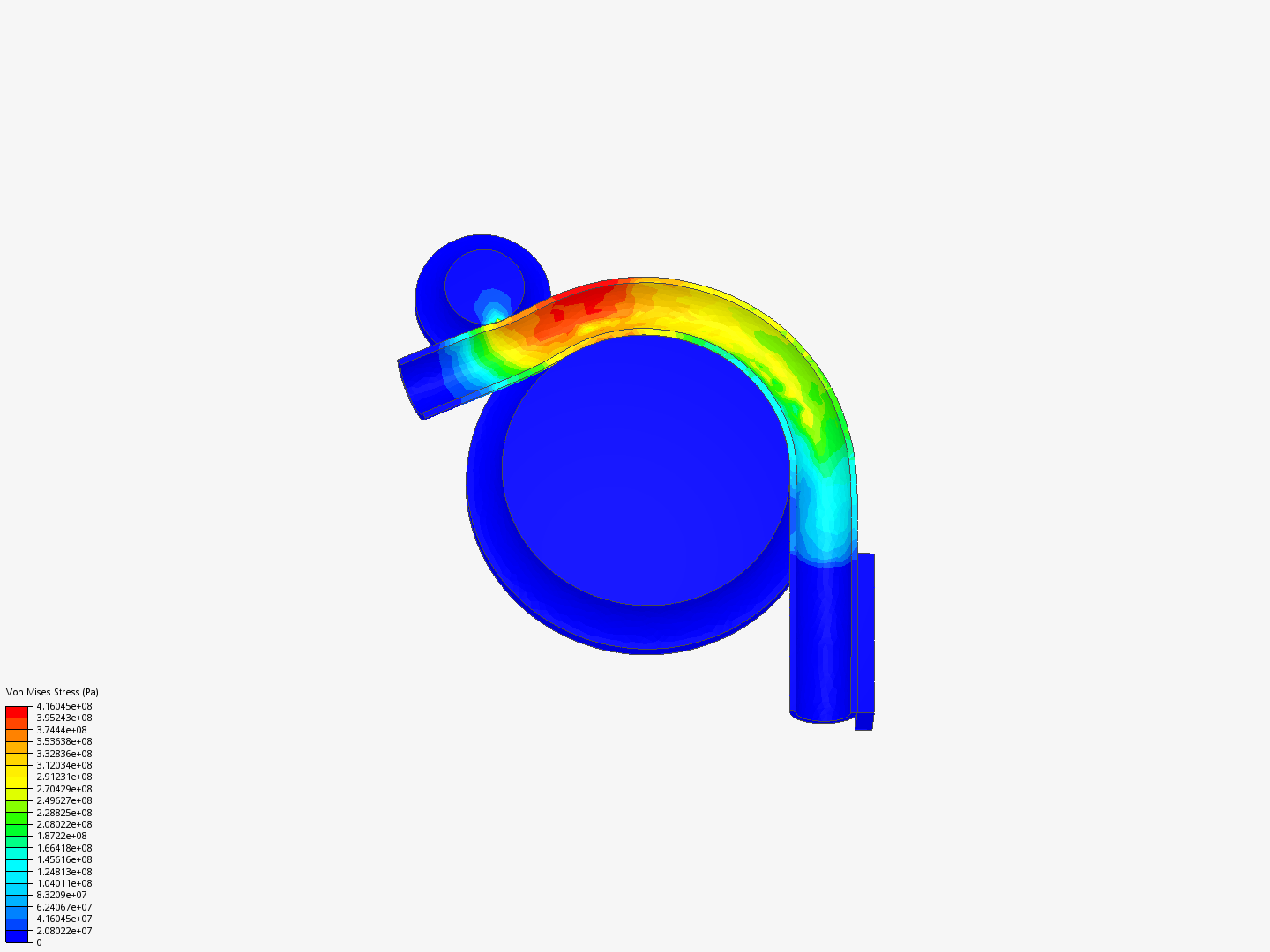 Bending of an Aluminium Pipe - Copy by hmasaki | SimScale
