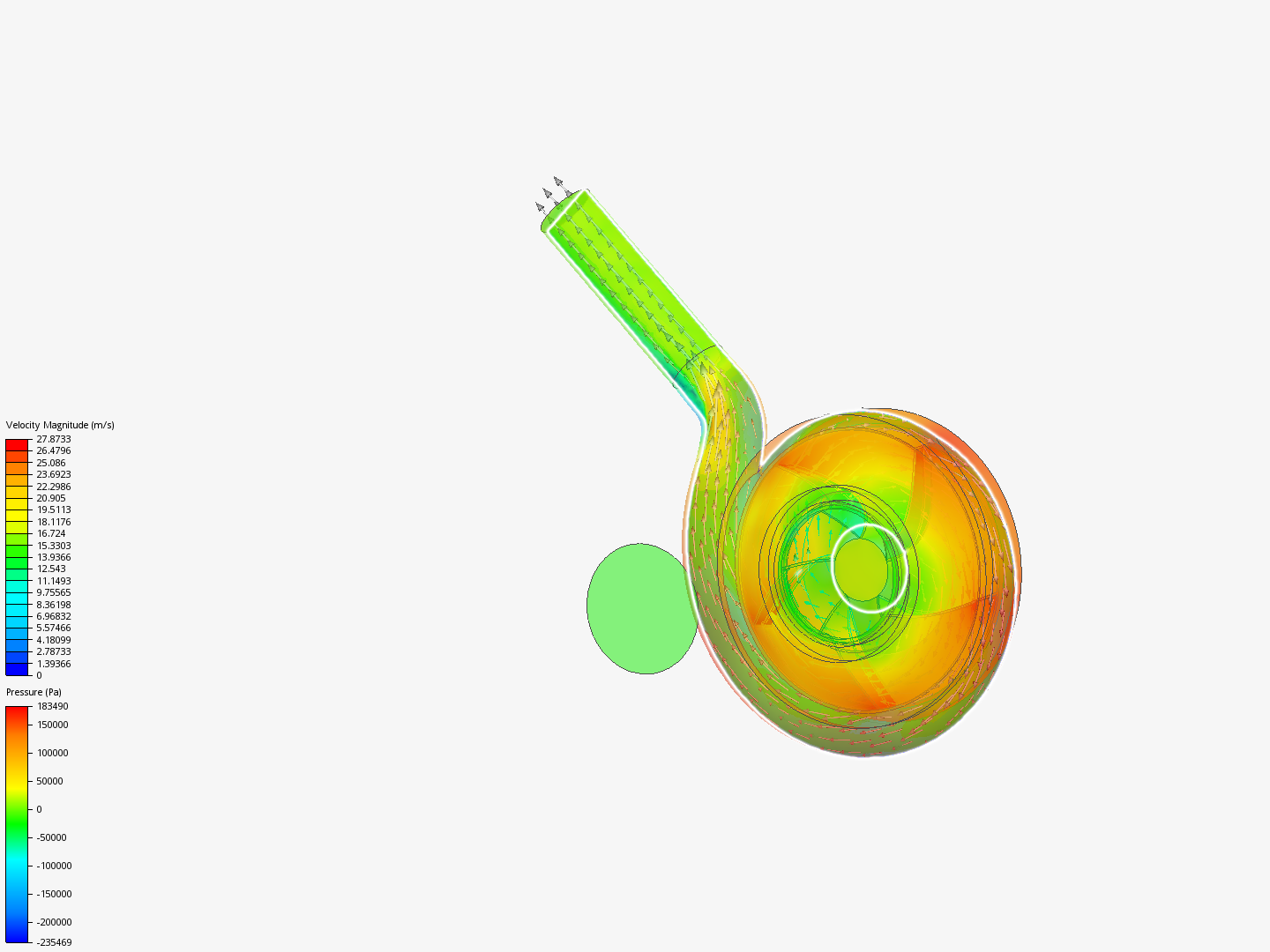 Tutorial - Centrifugal pump by hmfoumou_nzogh | SimScale