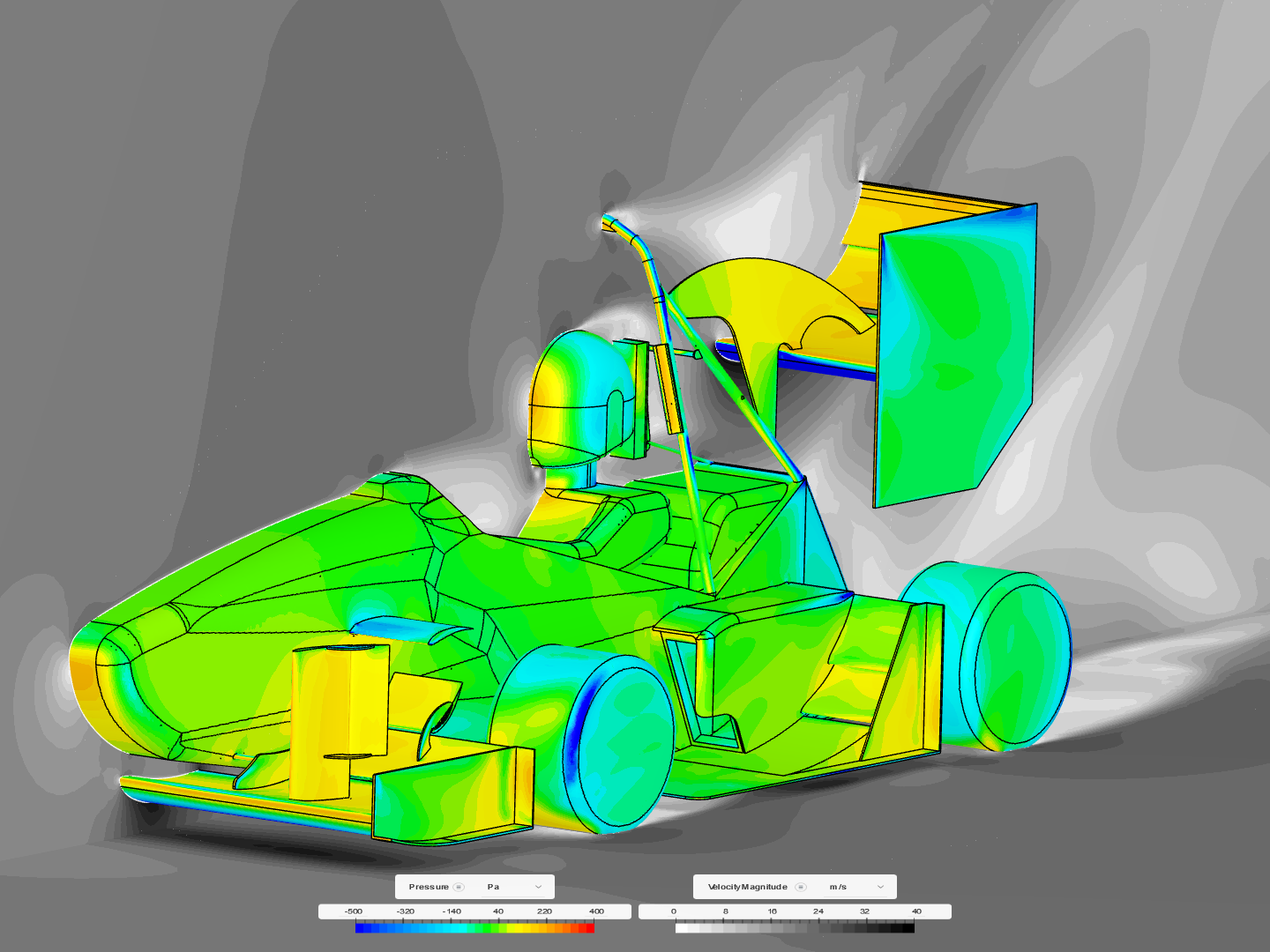 Aerodynamics investigation by hmotorsport | SimScale