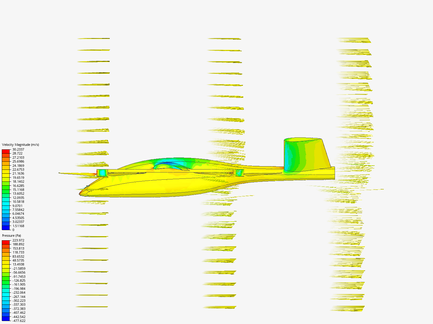 vtol aircraft TE test bench by hnagar | SimScale